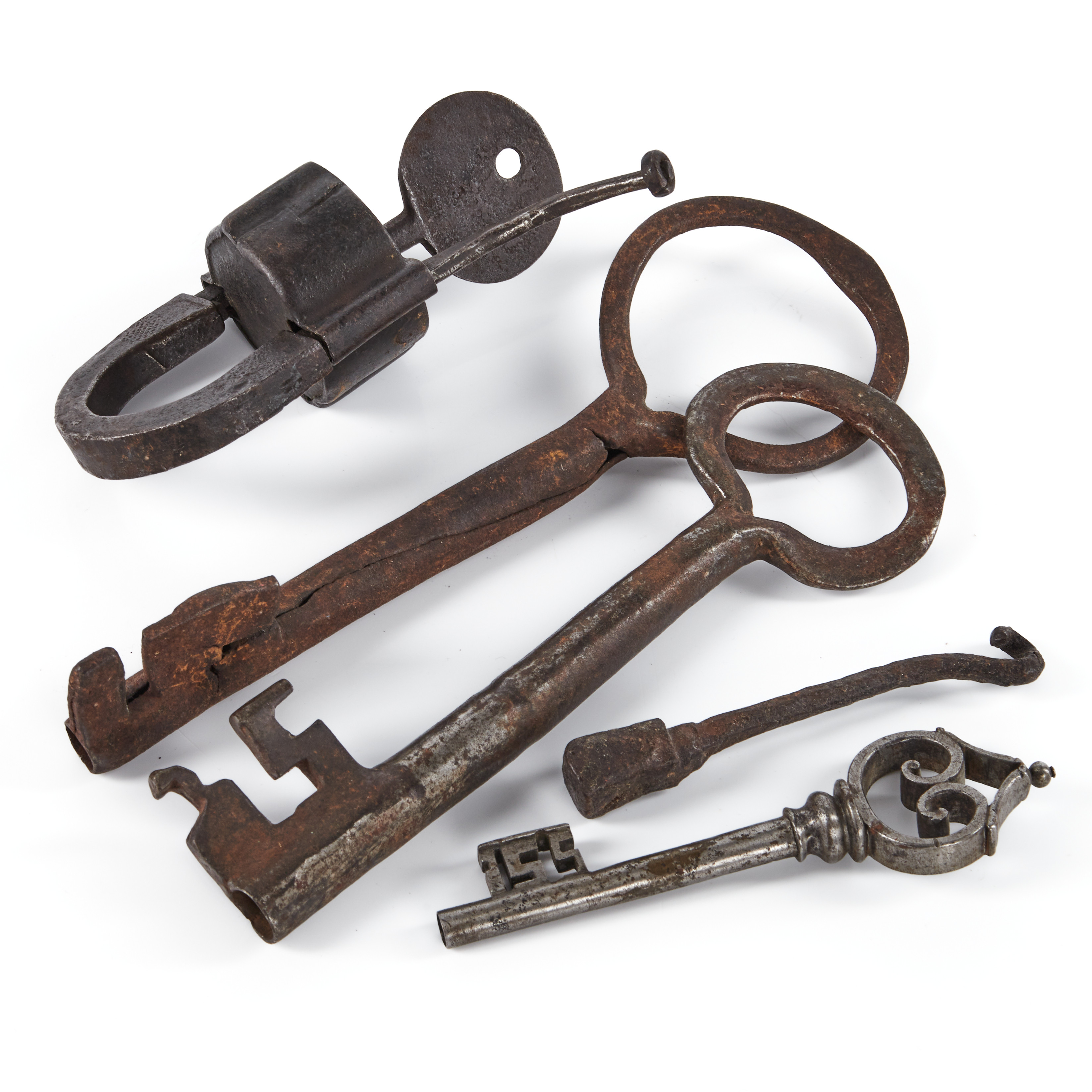 Images for 2380763. POLHEM LOCK, KEYS, 5 parts, steel and wrought iron ...