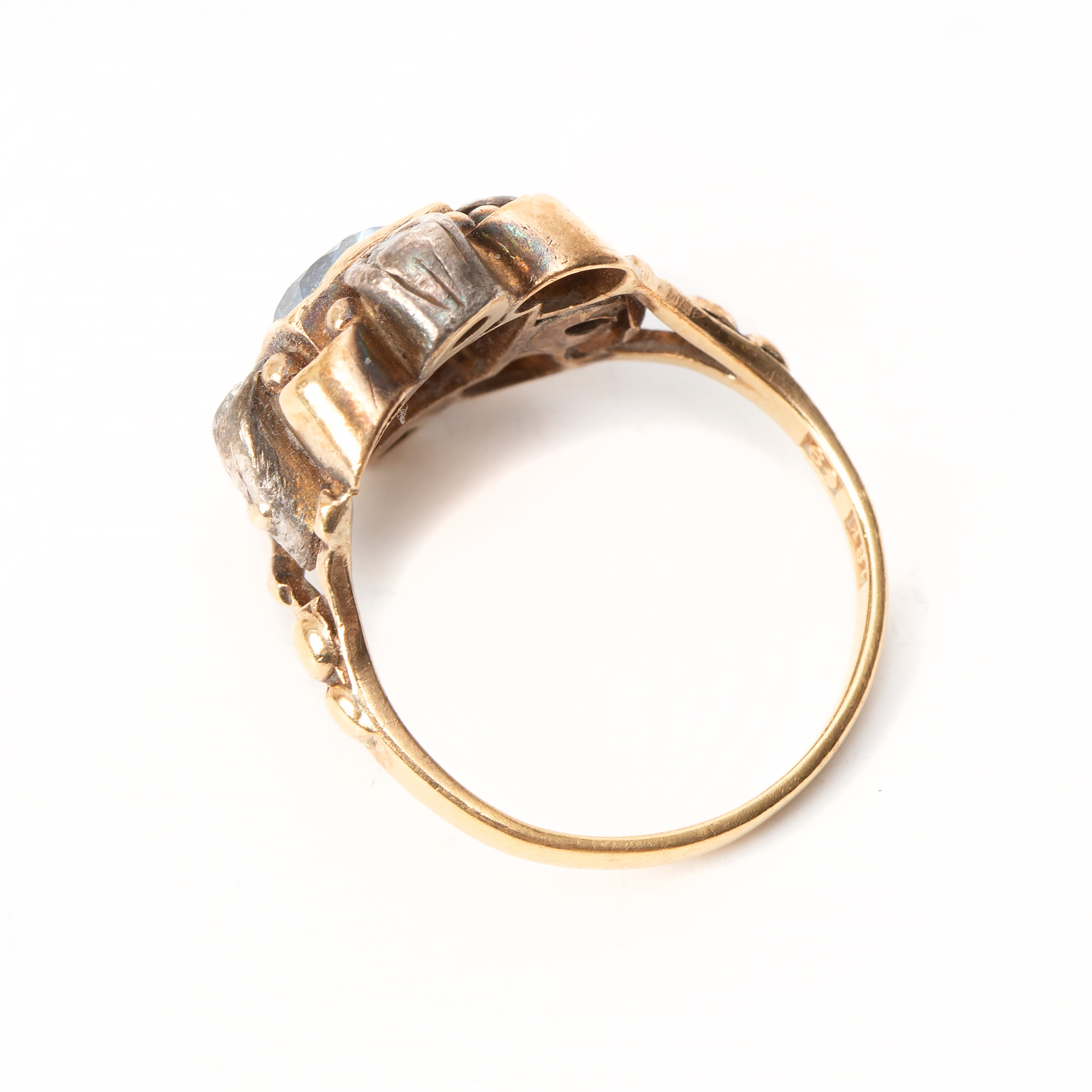 Images for 2381160. RING, 18K gold with faceted stones, Seblings Juvel ...