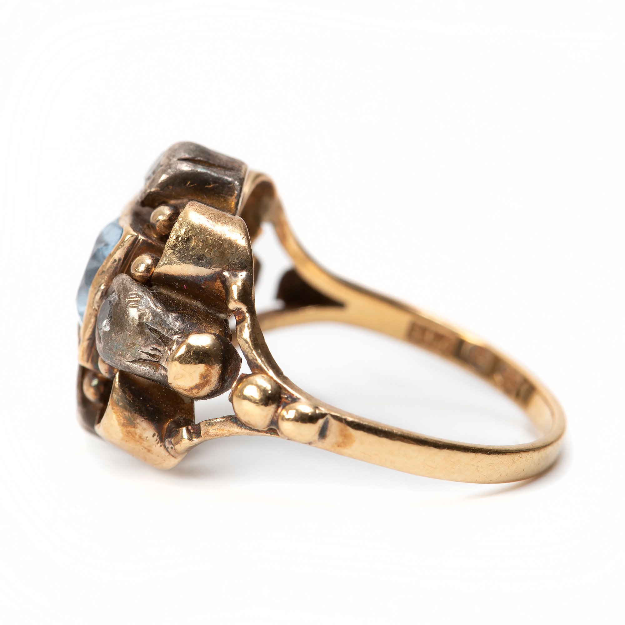 Images for 2381160. RING, 18K gold with faceted stones, Seblings Juvel ...