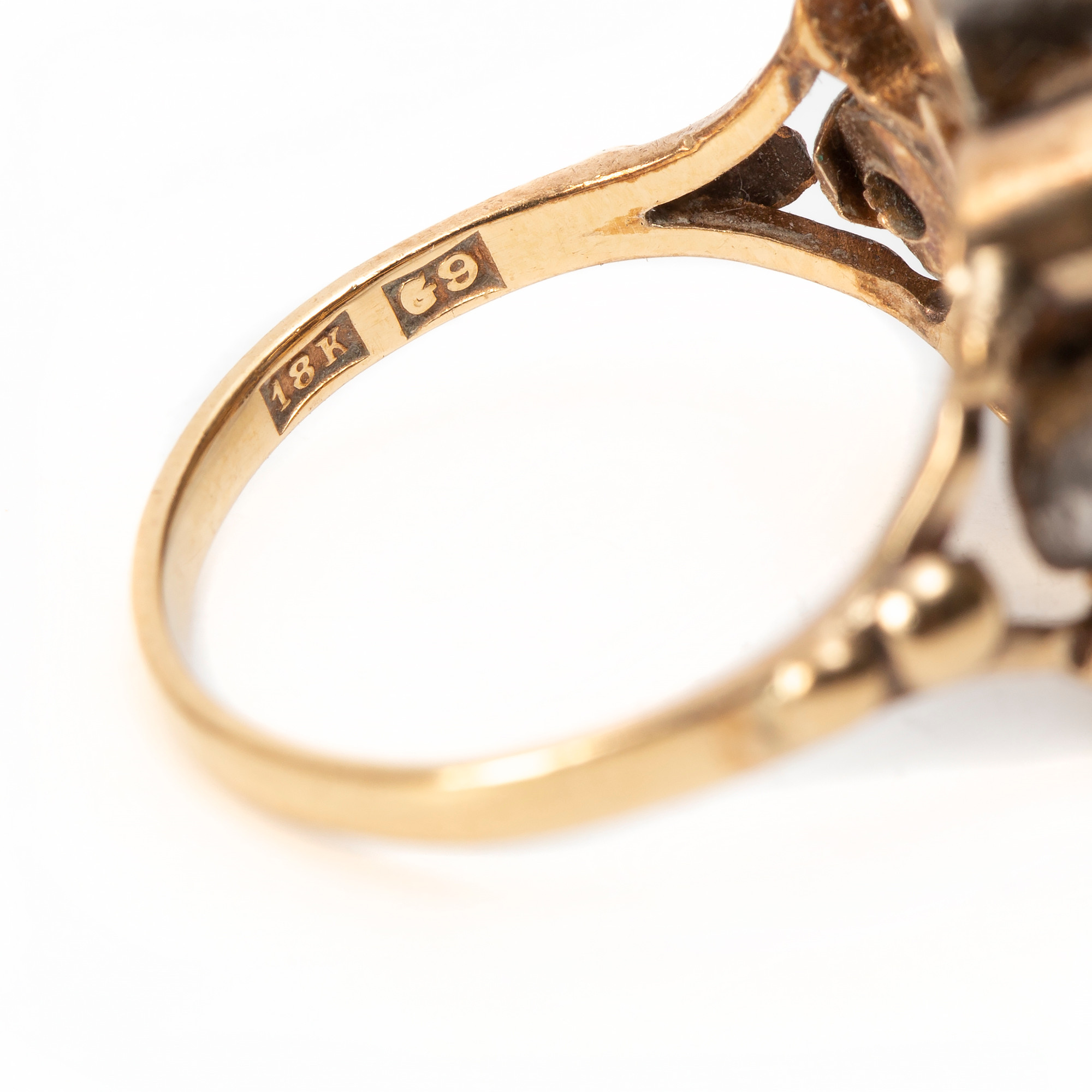 Images for 2381160. RING, 18K gold with faceted stones, Seblings Juvel ...
