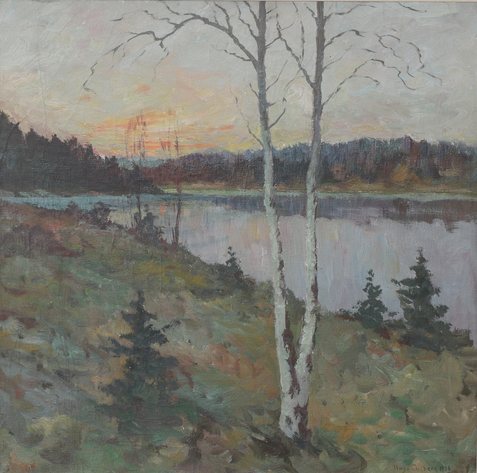 Images for 2382720. HUGO CARLBERG. Landscape motif, oil on canvas ...