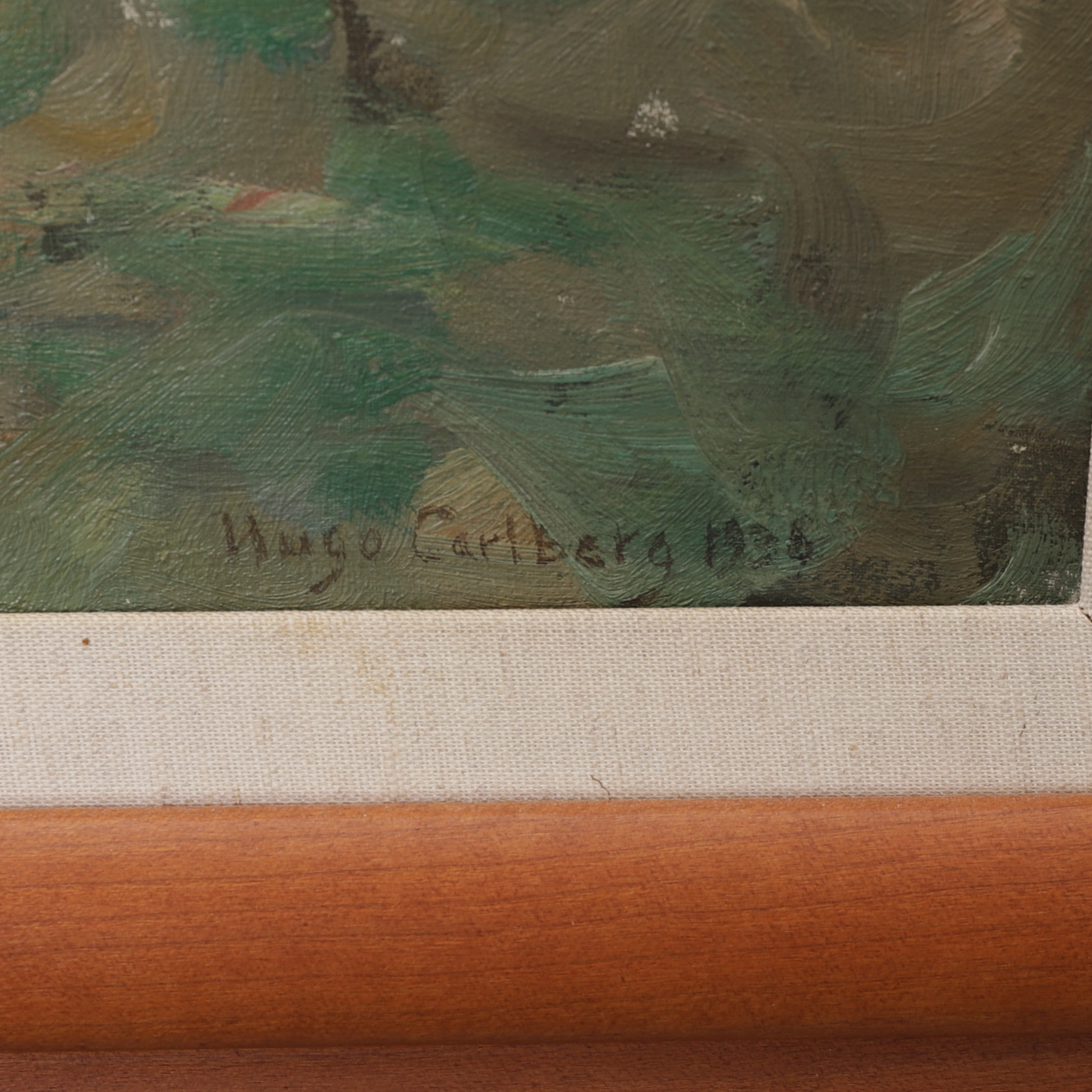 Images for 2382720. HUGO CARLBERG. Landscape motif, oil on canvas ...