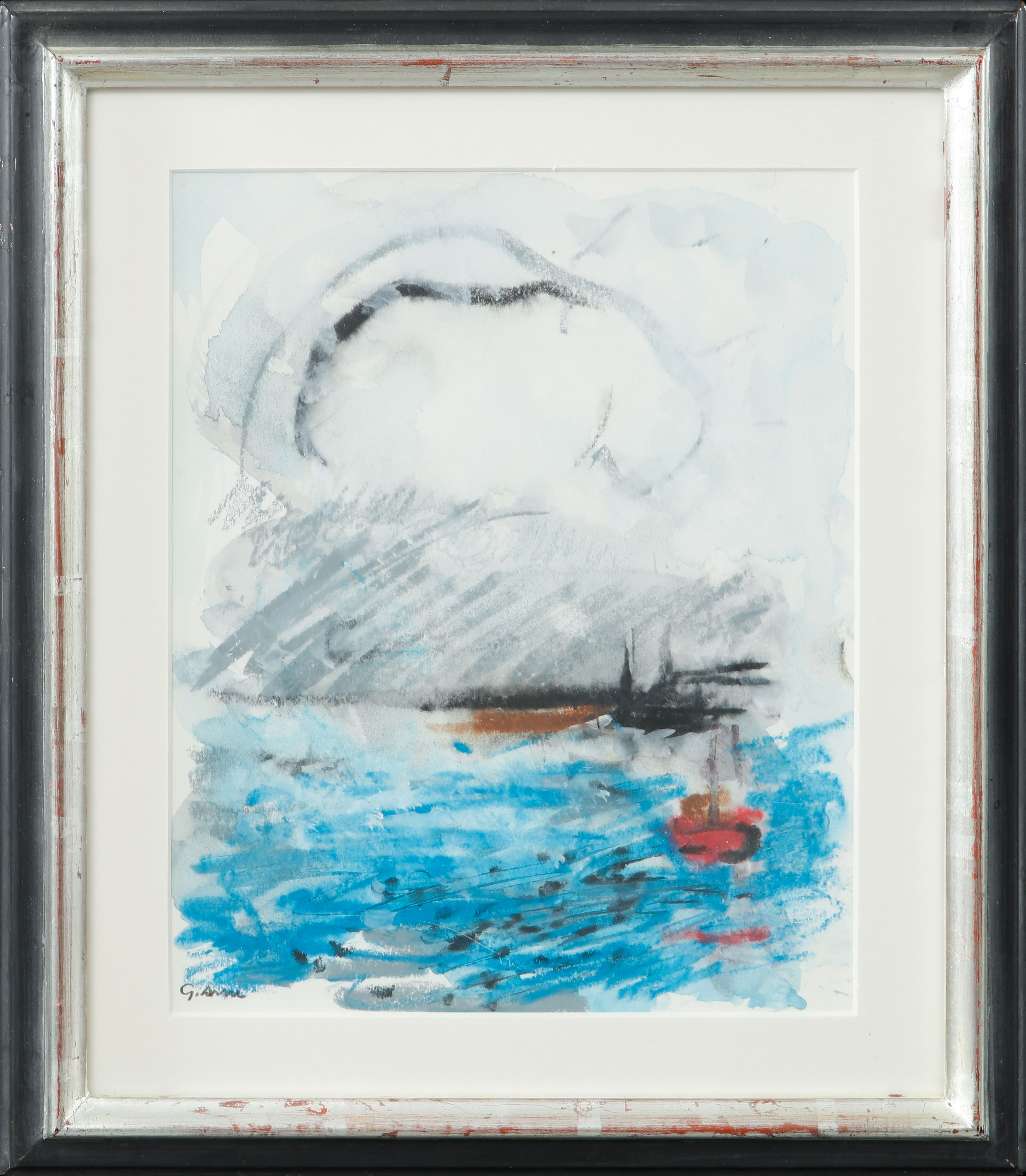 GUSTAV ARNE. blandteknik, signerad. Konst - Måleri - Auctionet