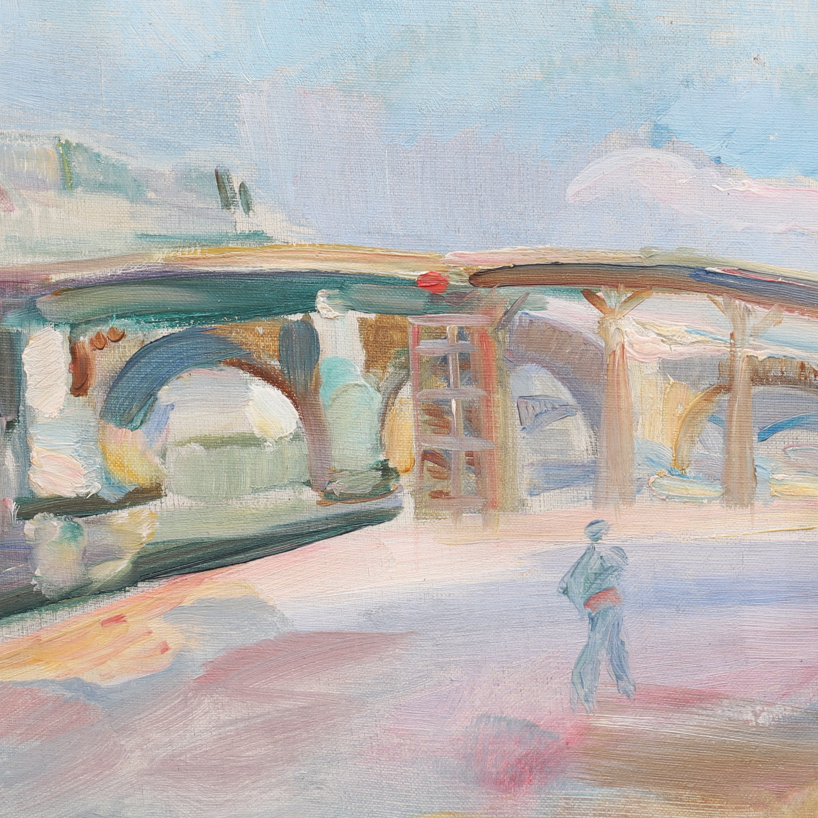 SVANTE BERGH. PARISMOTIV. Konst - Måleri - Auctionet