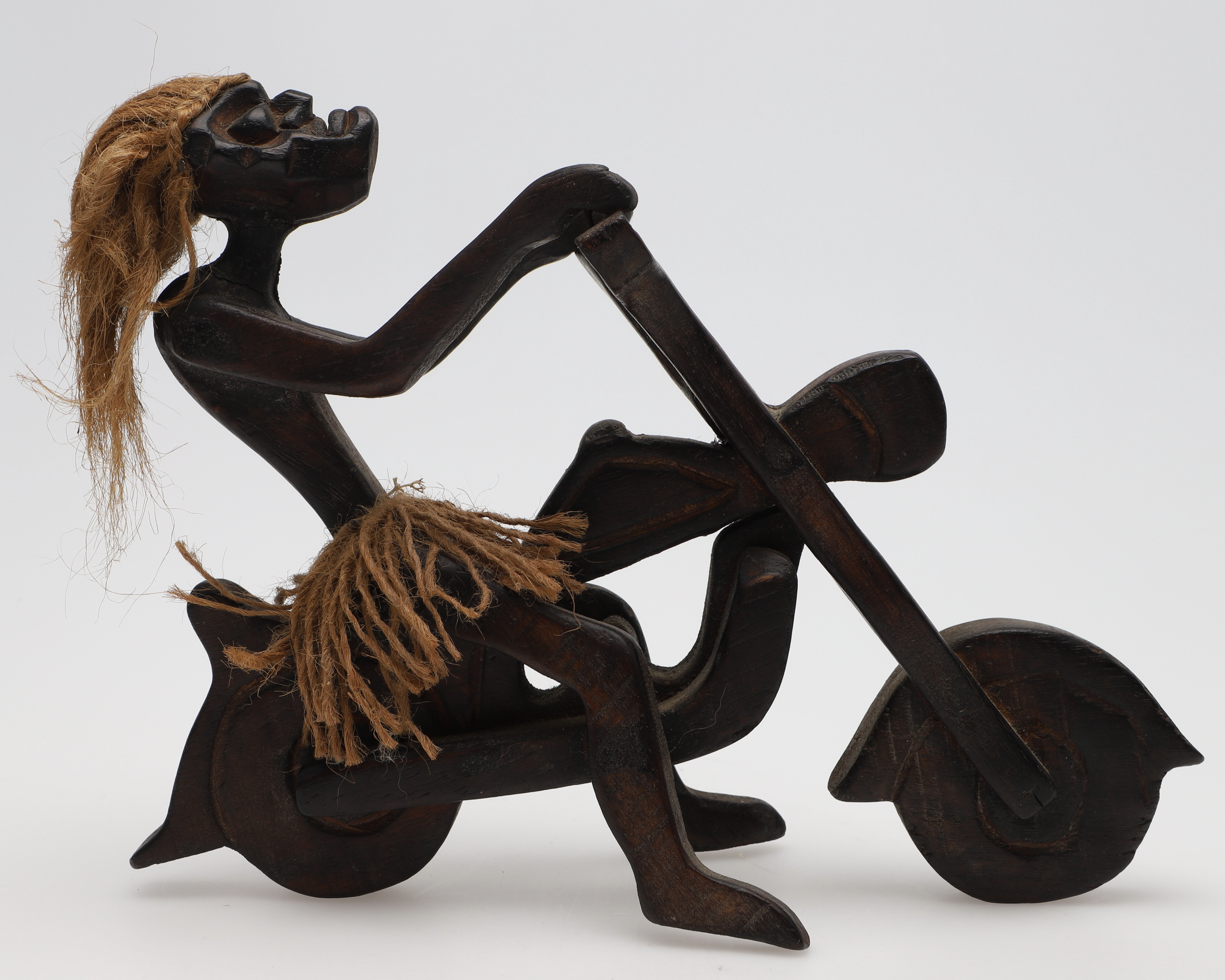 Images for 2386810. SCULPTURE, handmade in wood, Tiki, motorcycle ...