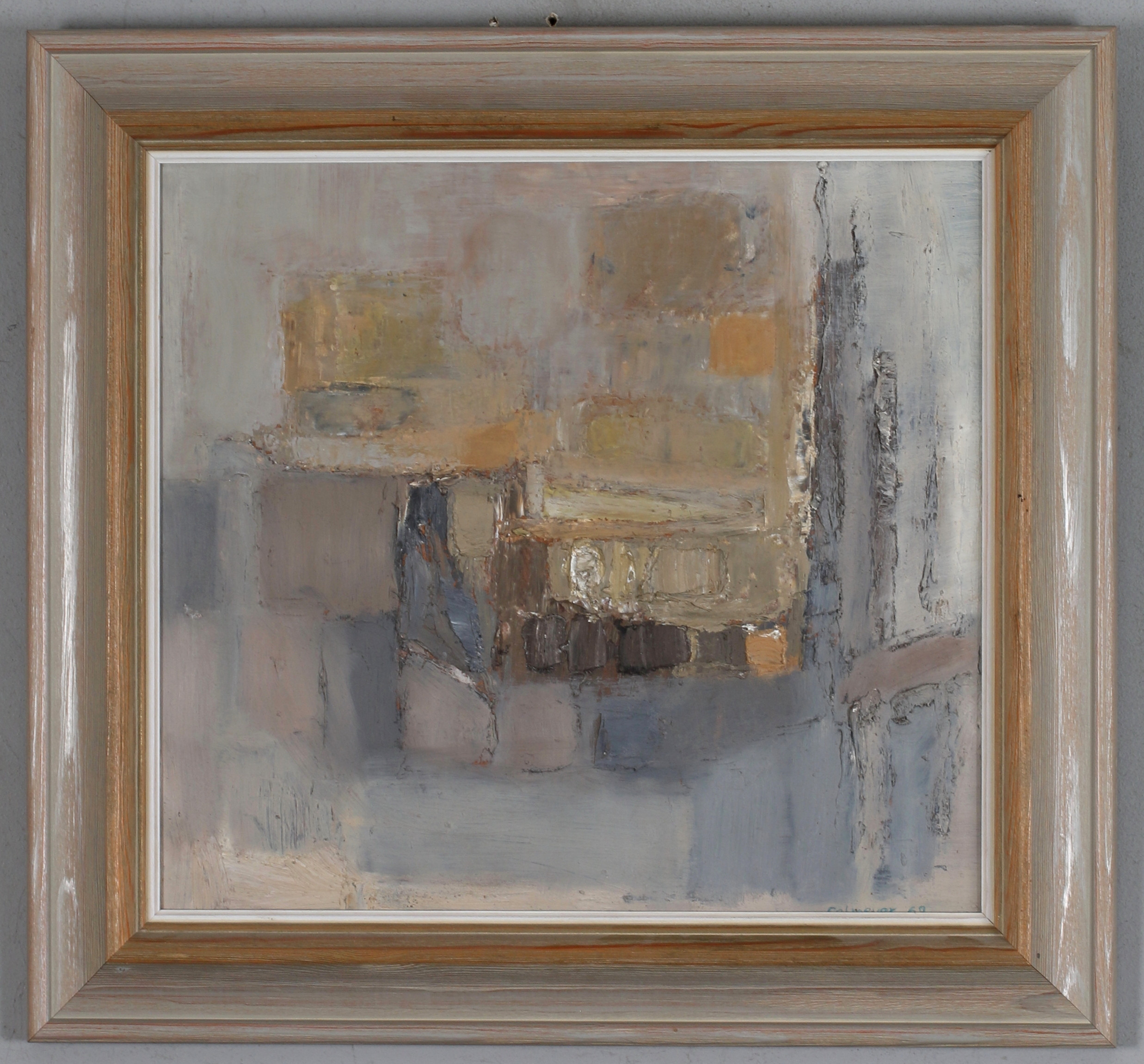 Images for 2386824. GÖSTA CALMEYER. Composition, oil on Board, signed ...