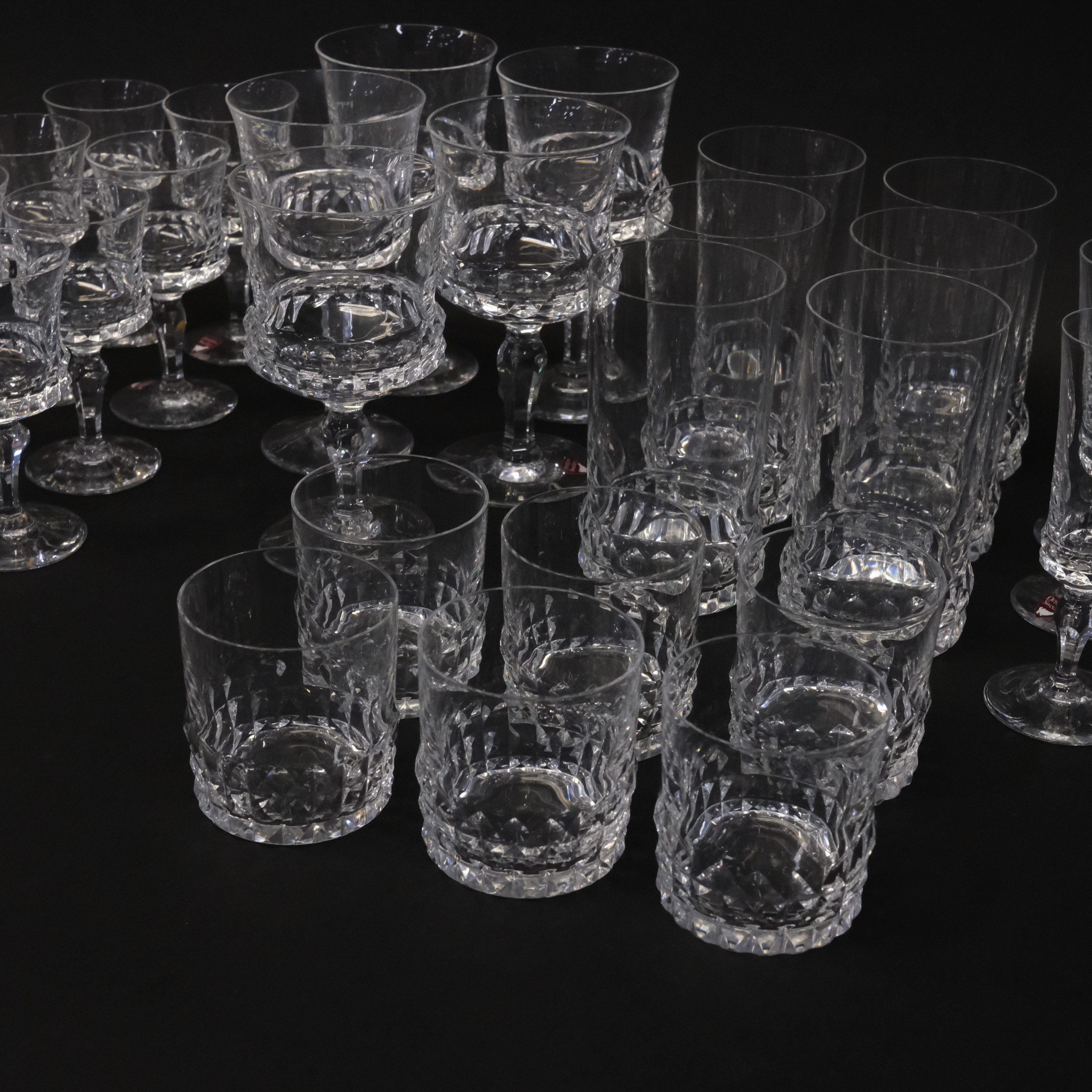 Images for 2387158. INGEBORG LUNDIN. 32 GLASSWARE PARTS ORREFORS SILVIA ...