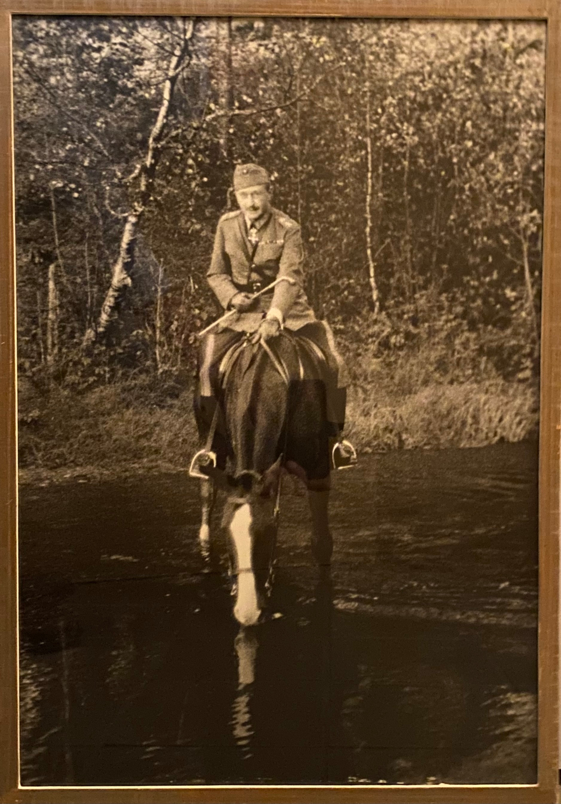 Images for 2387881. Photograph, Mannerheim in field uniform watering ...