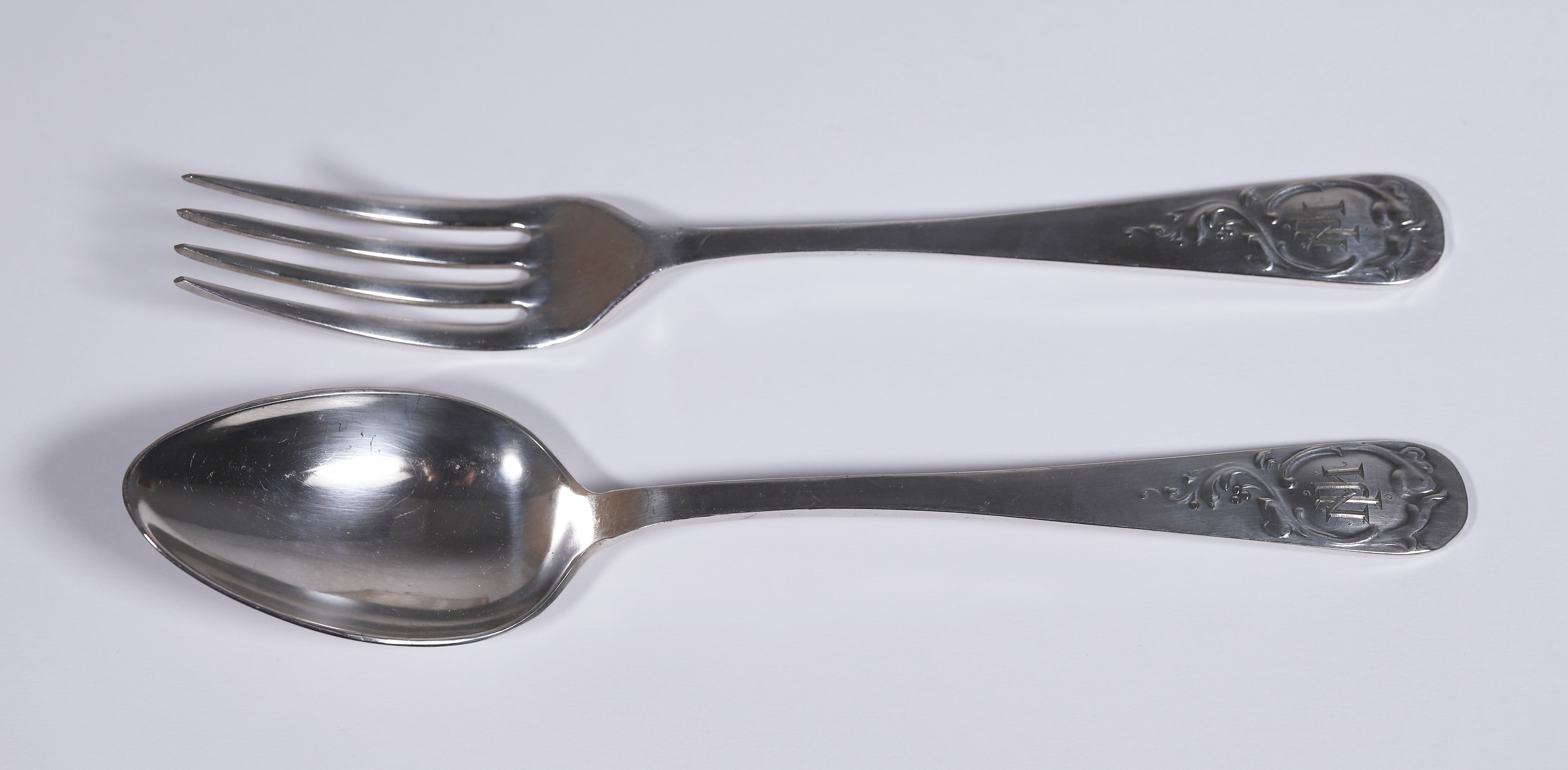 Images for 2389712. SILVER ALPACA CUTLERY SET, 24 PIECES, EARLY 20TH ...