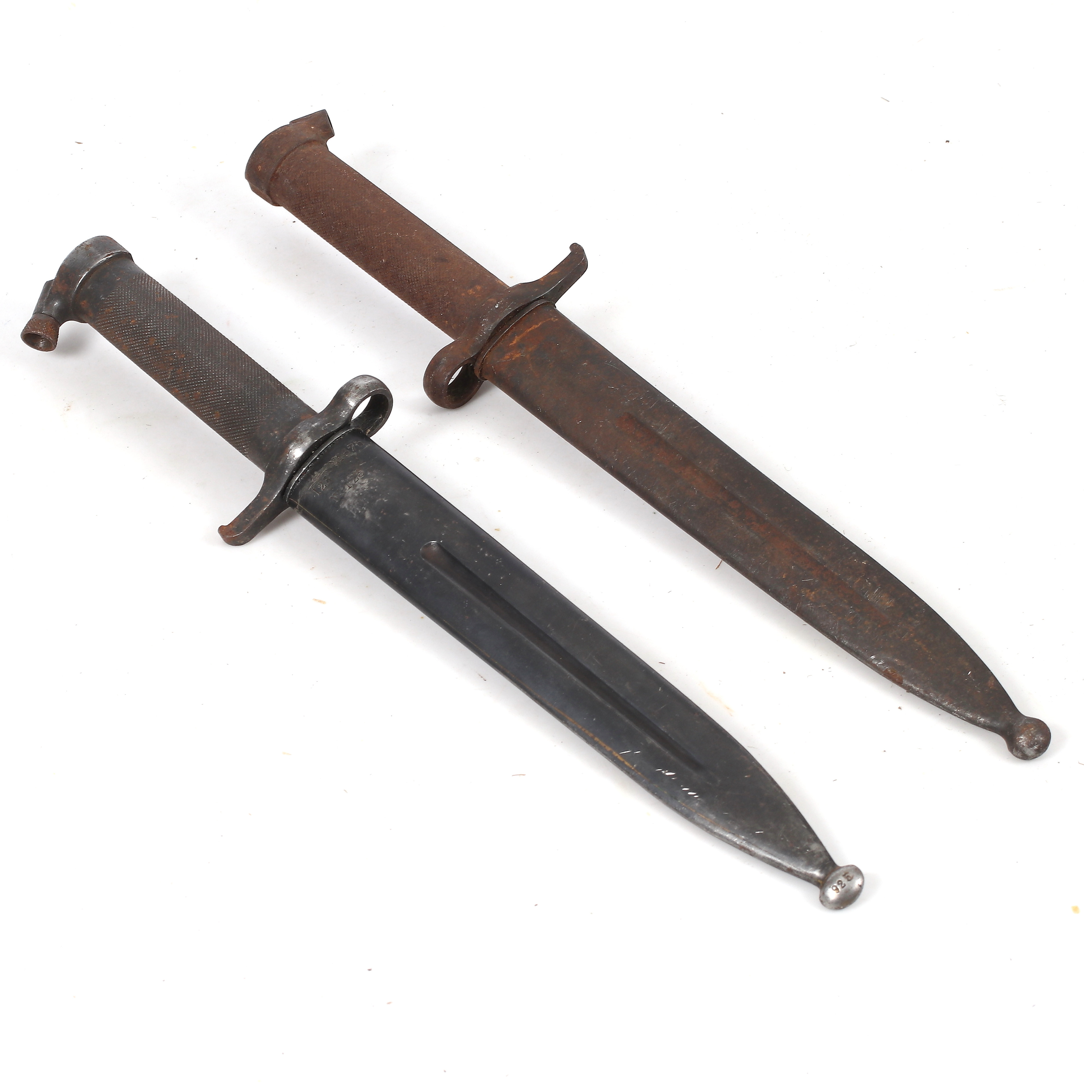 BAYONETS, 2 pcs. m/1896, EJAB in Eskilstuna, Sweden. Weapons ...