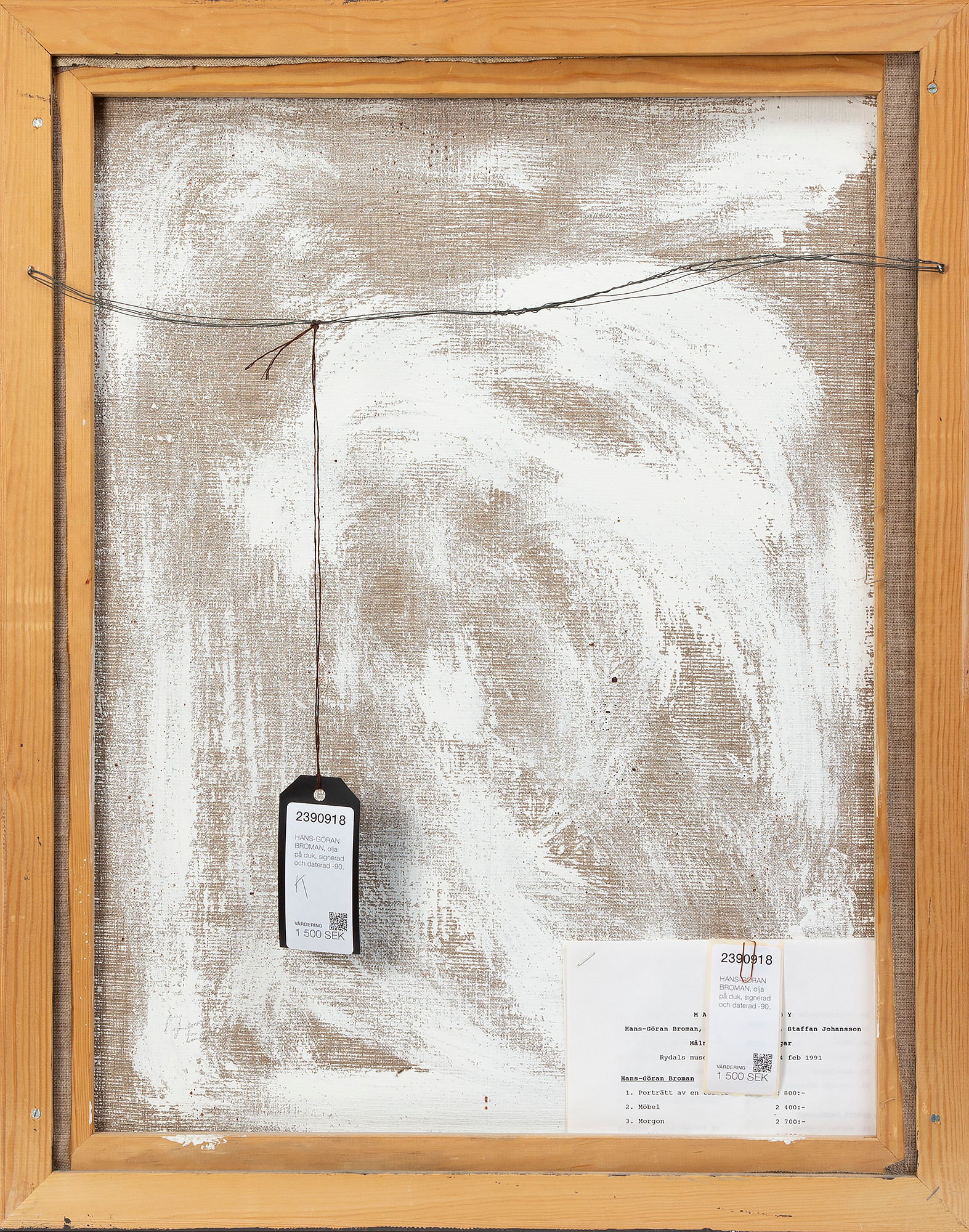 Images for 2390918. HANS-GÖRAN BROMAN, oil on canvas, signed and dated ...