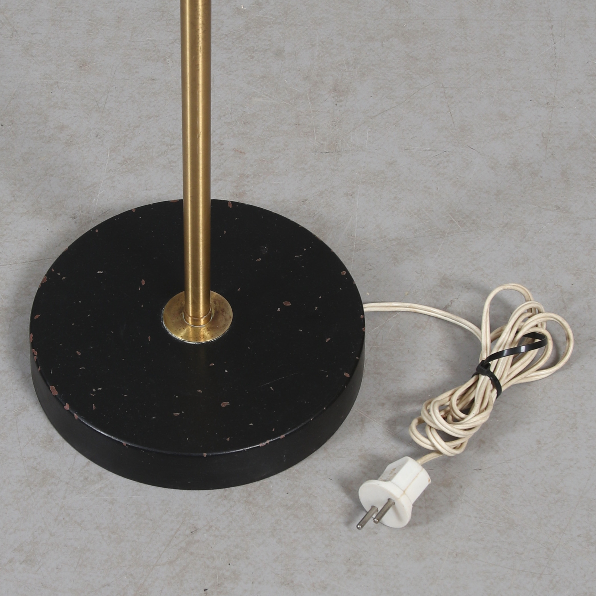 Images for 2392491. FLOOR LAMP, brass, wood, STA, 1950s/60s. - Auctionet