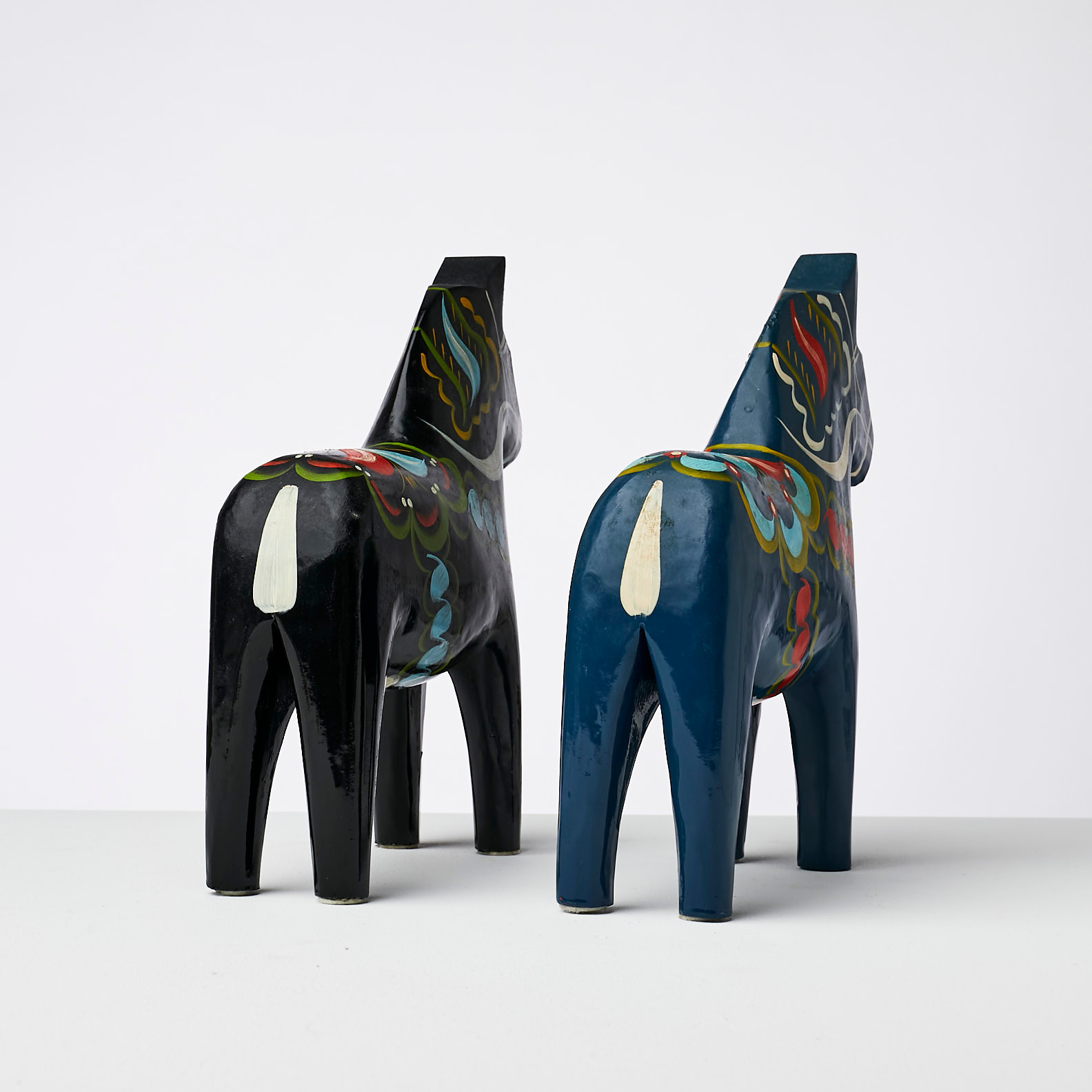 Images for 2392749. DALAHÄSTAR, 2 pcs, 1990s, Grannas A. Olsson, Mora ...