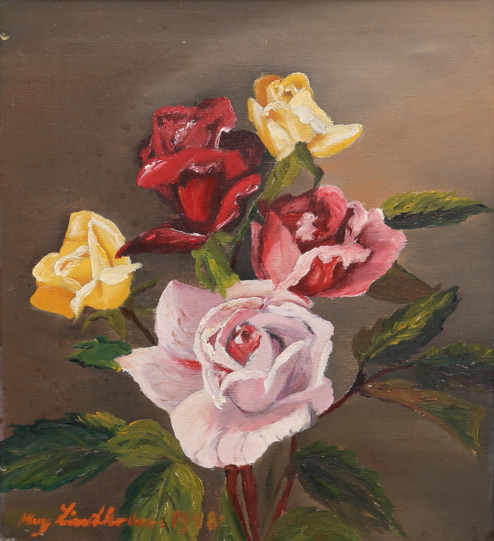 Images for 2392755. OIDENTIFIERAD KONSTNÄR. Flower still life. Oil on ...
