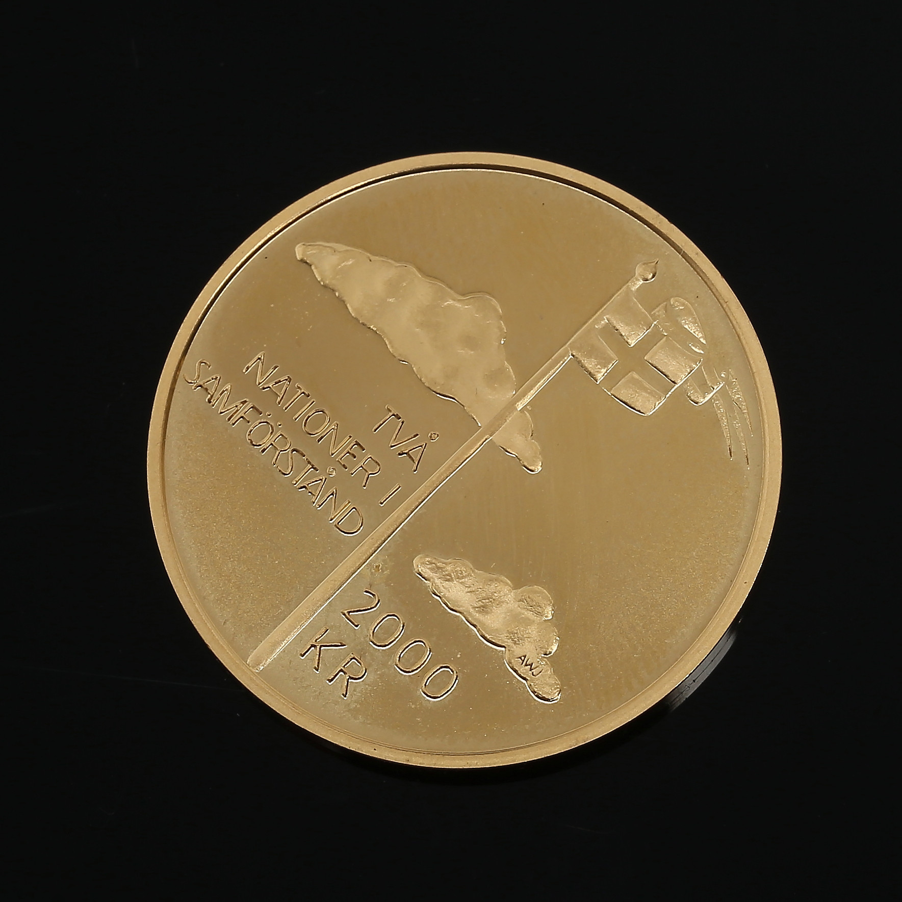 Images for 2395377. GOLD COIN, SEK 2000, Two nations in agreement ...