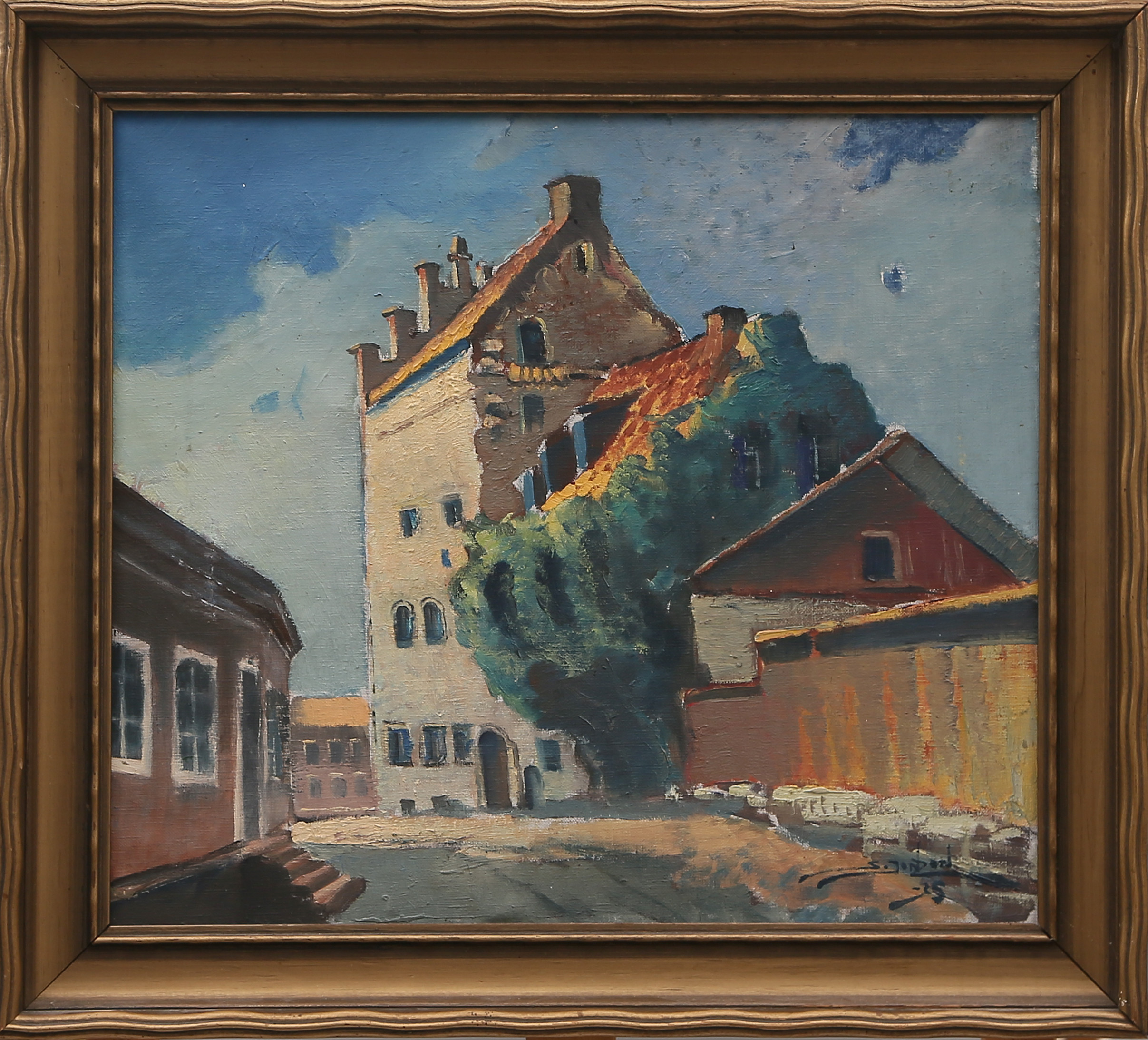 Images for 2395493. STIG JONZON. OIL on canvas, signed, 1935. - Auctionet