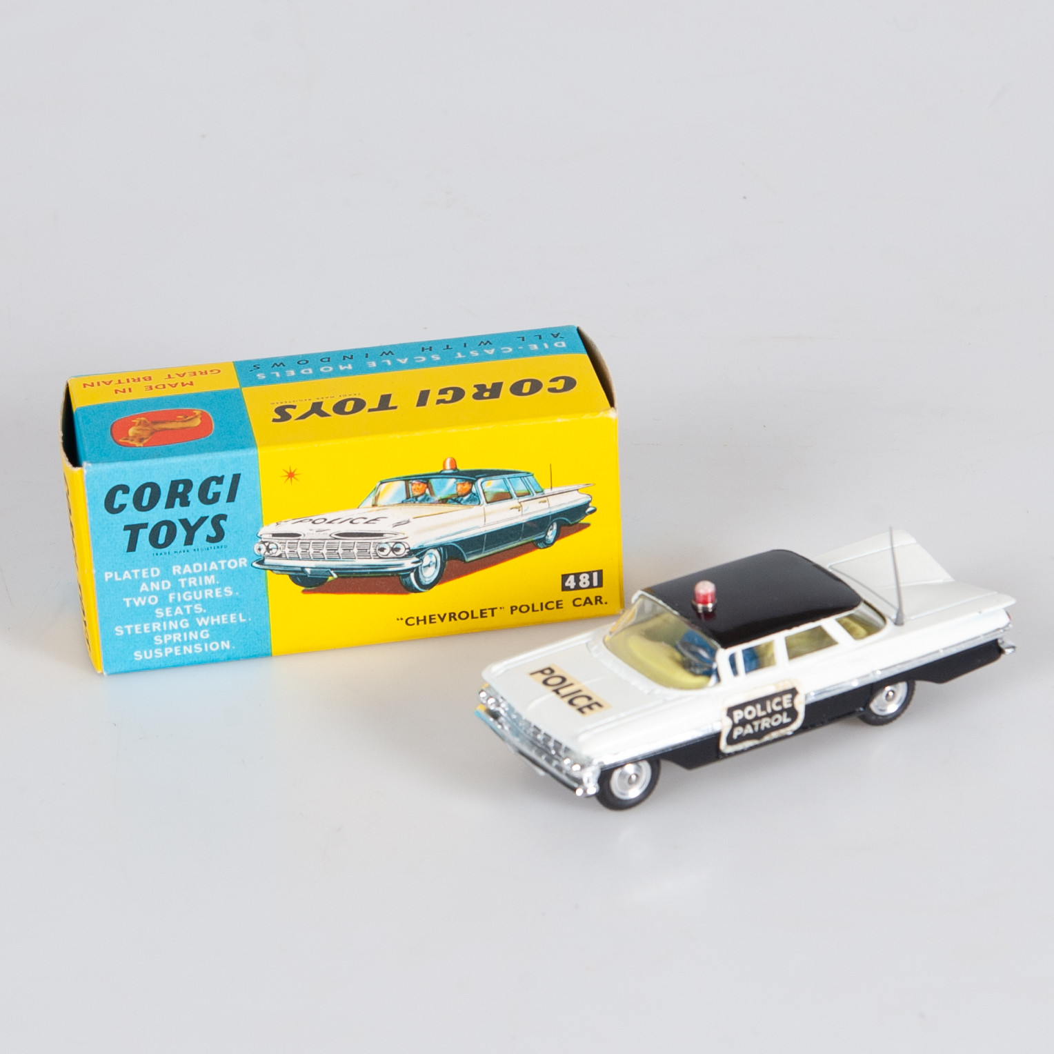 Images for 2396091. Corgi Toys 481 Chevrolet Impala Police Car. with ...