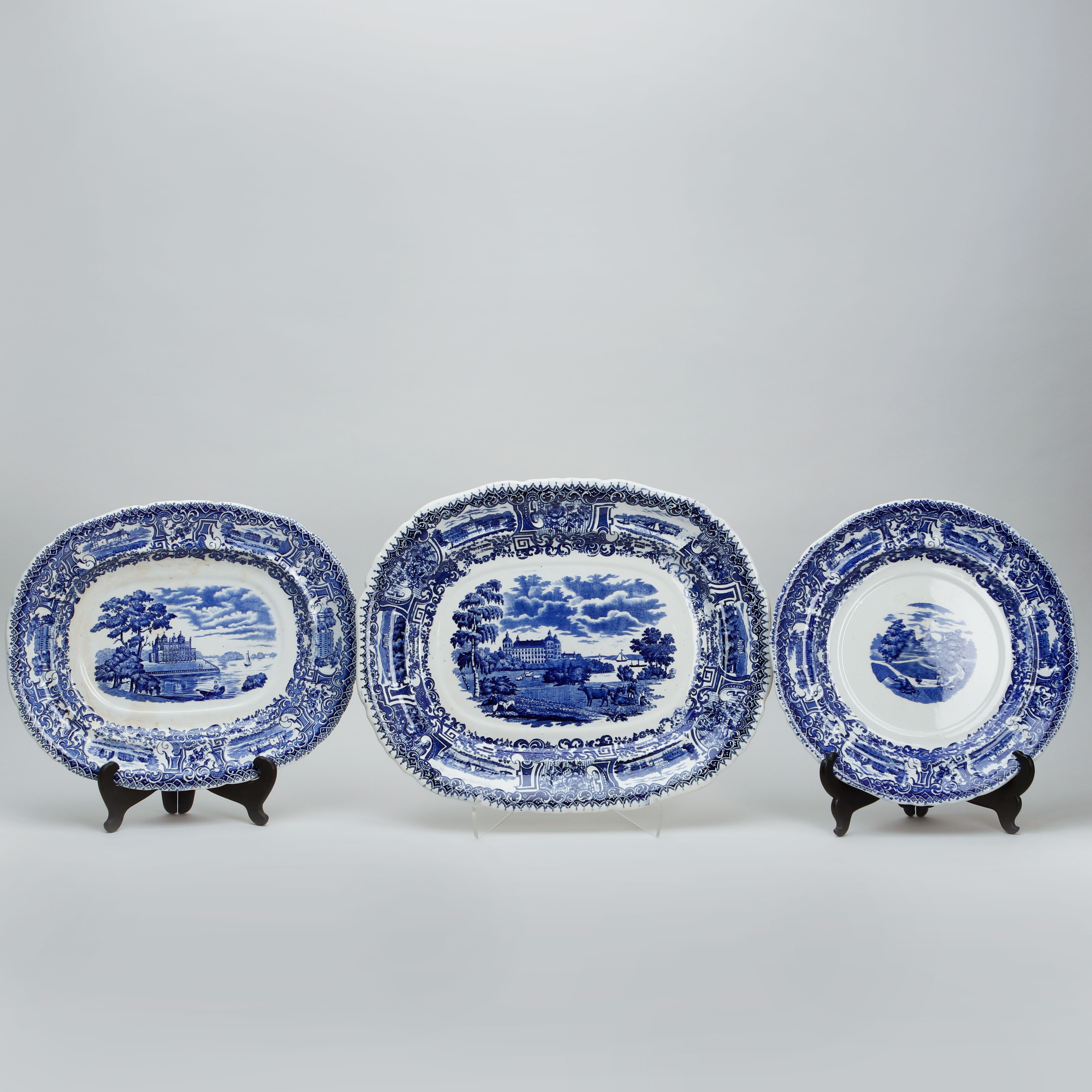 2397785. RUOKAPALVELU, 50 kpl, piikivi, "Svenska Slott", Rörstrand ...