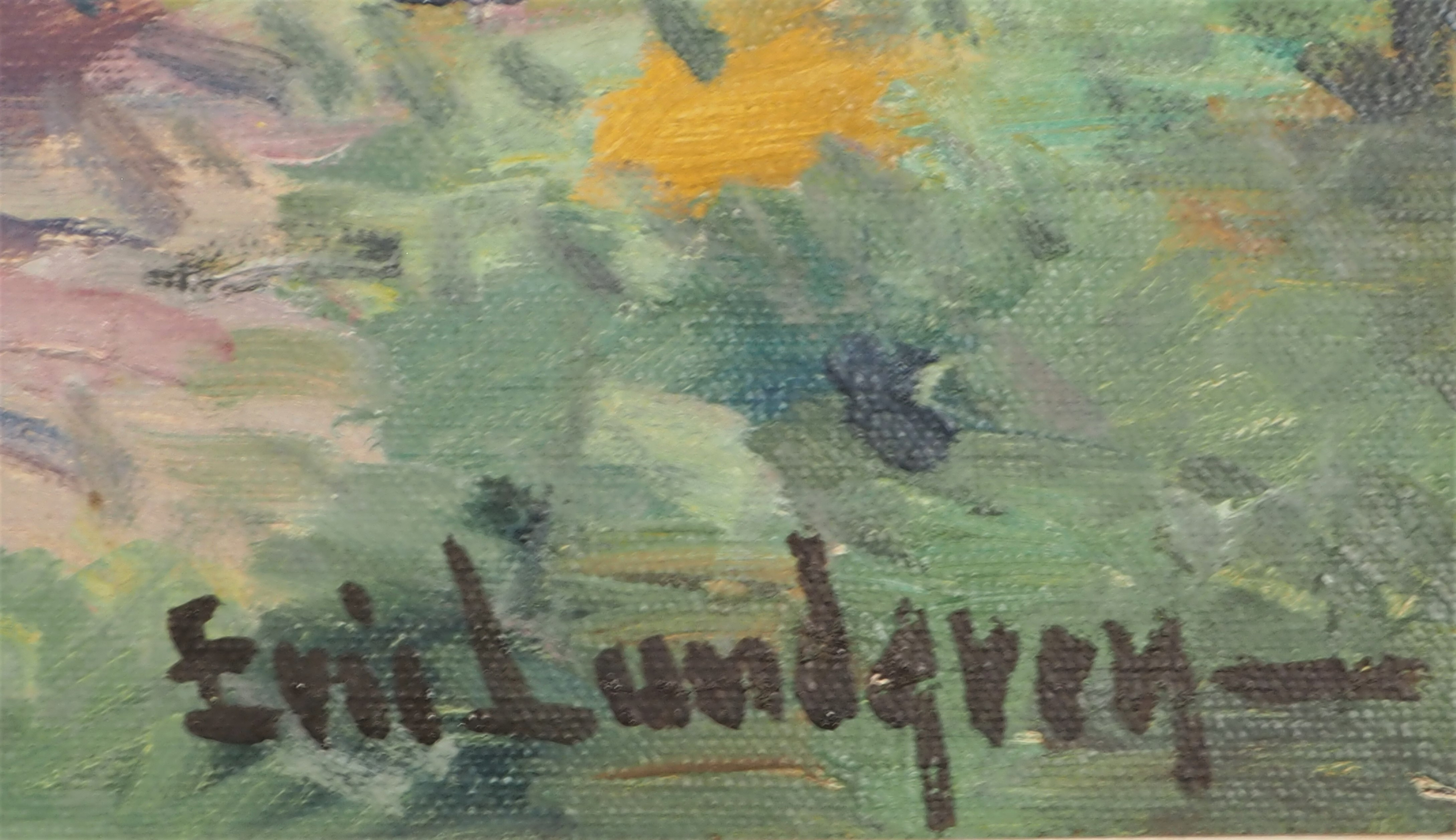 Images for 2398577. ERIC LUNDGREN. oil on canvas, signed. - Auctionet