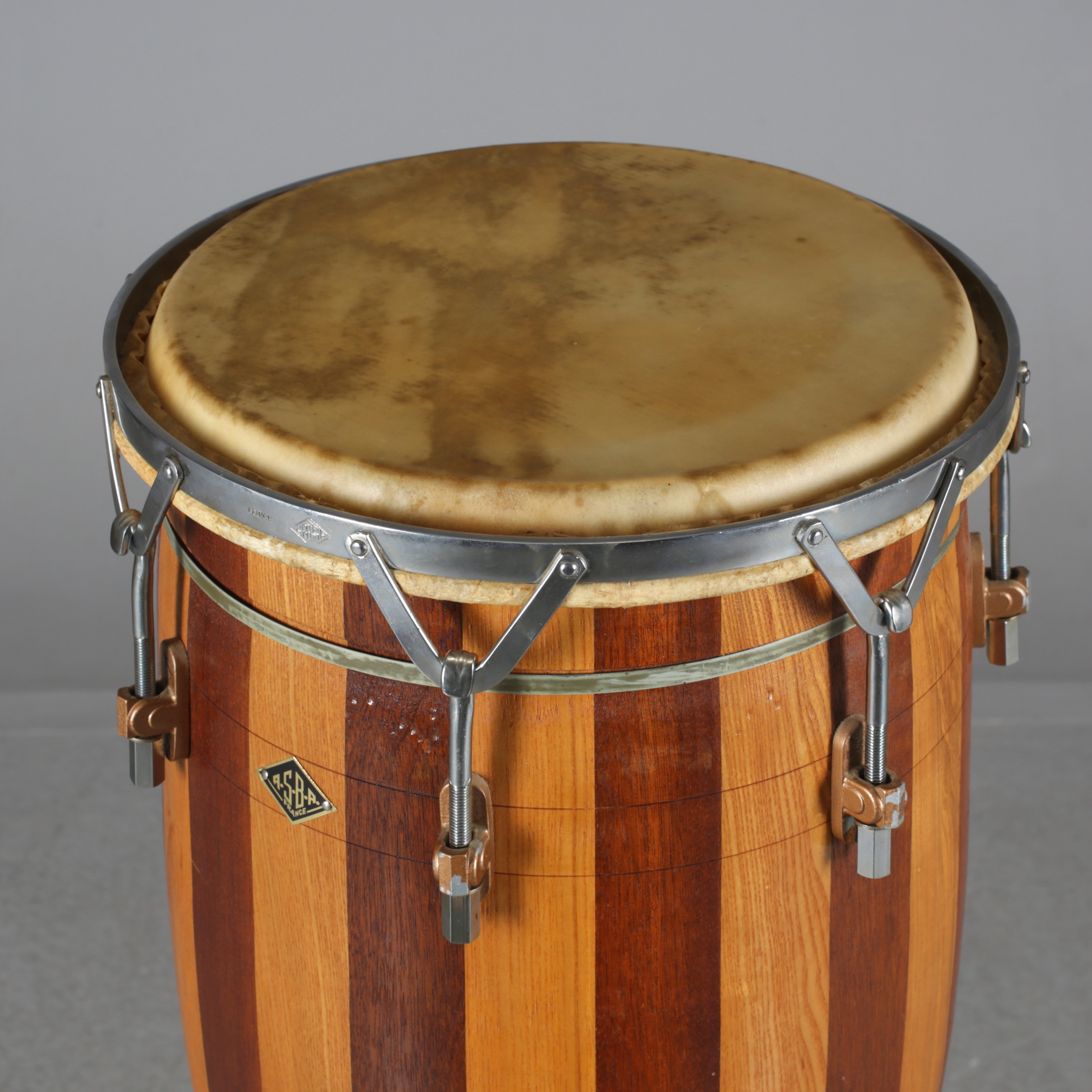 2399293. rumpu, bongo-malli, merkintä "ASBA FRANCE", puu, metalli ...