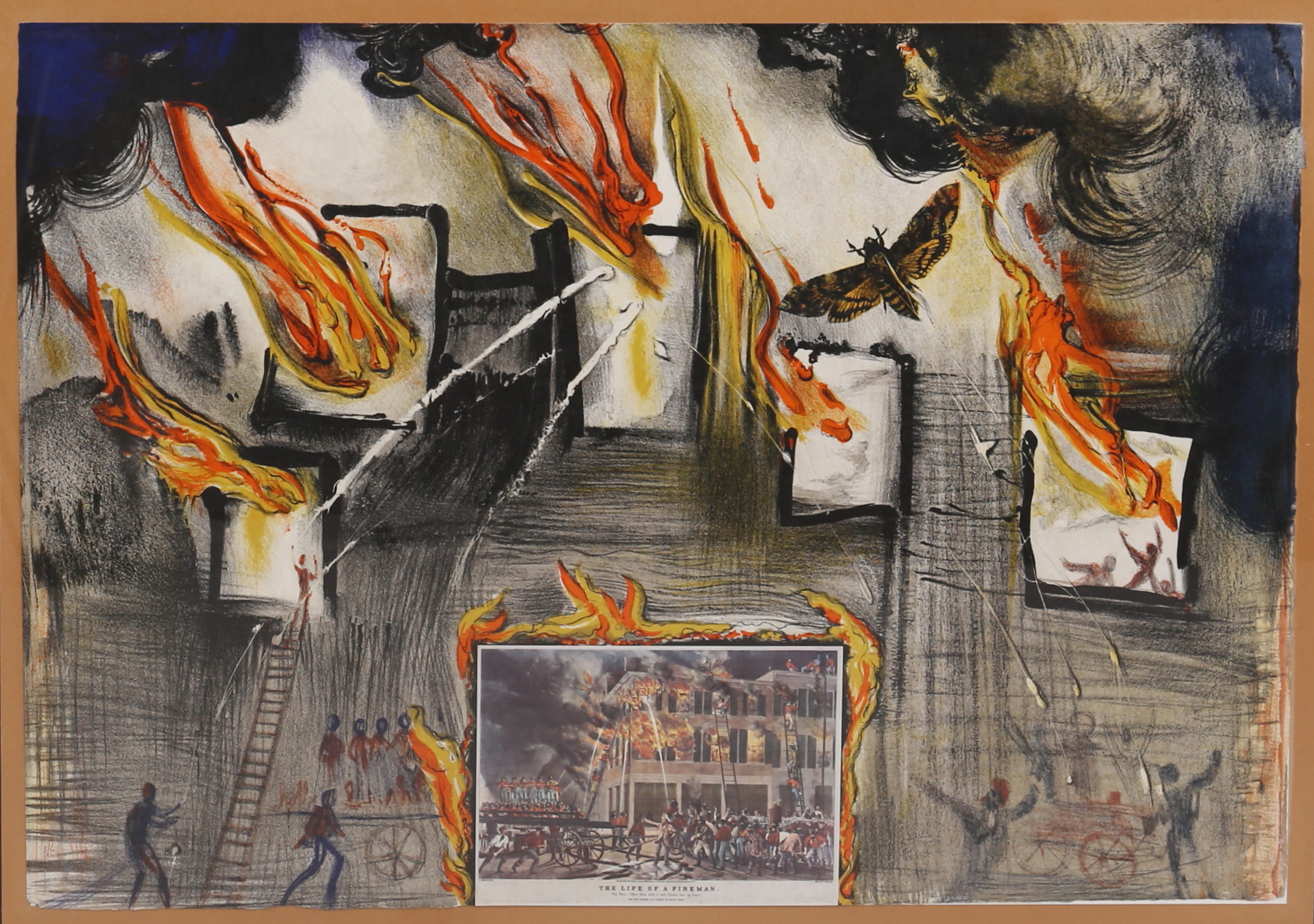 Images for 2399669. SALVADOR DALÍ. “Fire! Fire! Fire! from Currier ...