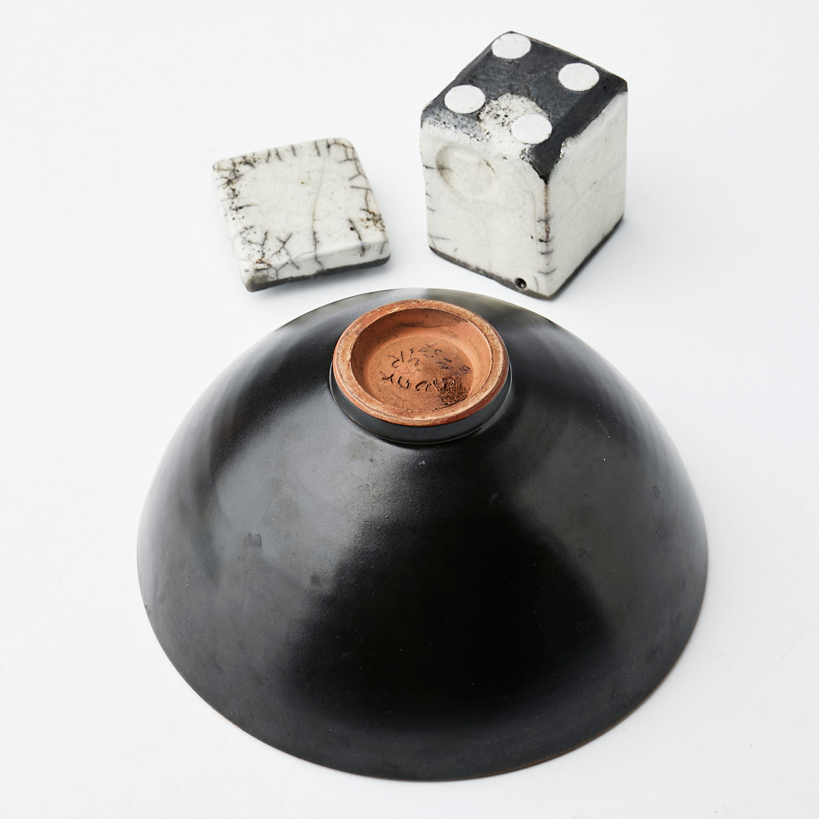 Images for 2400314. JAR & BOWL, 2 parts, raku and earthenware ...