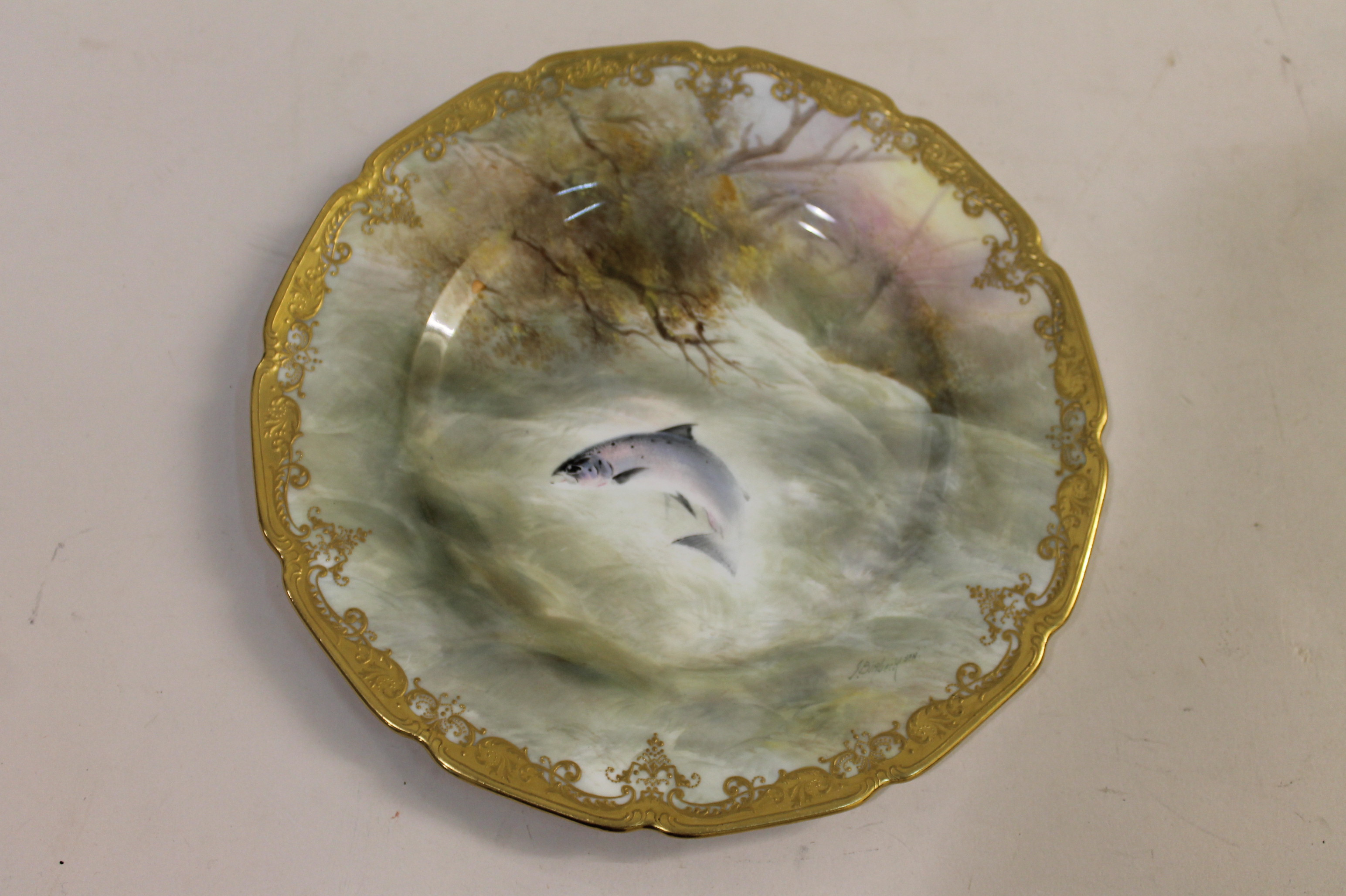 Images for 2400791. SET OF ROYAL DOULTON SIGNED CABINET PLATES, FISH ...