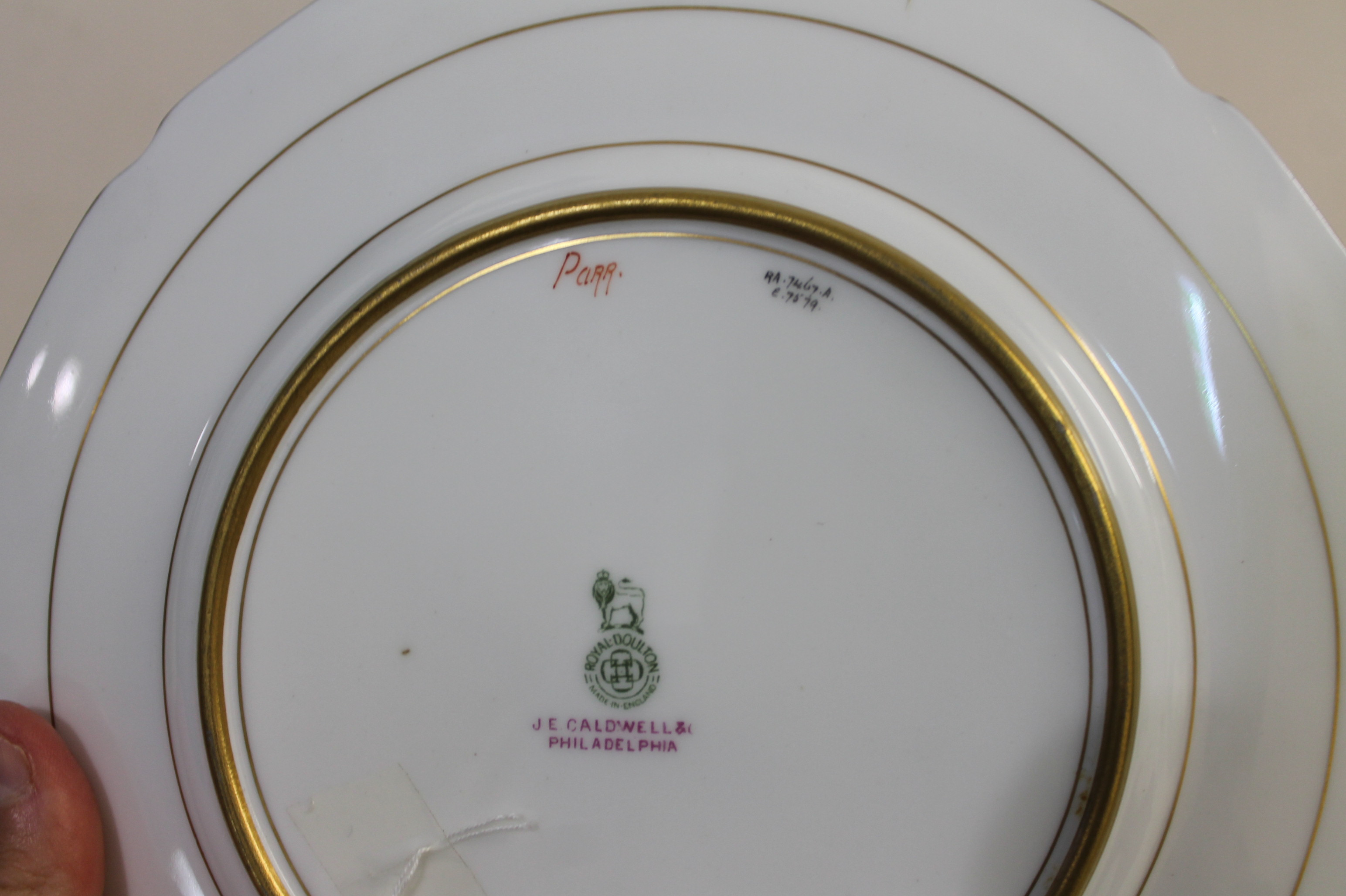Images for 2400791. SET OF ROYAL DOULTON SIGNED CABINET PLATES, FISH ...