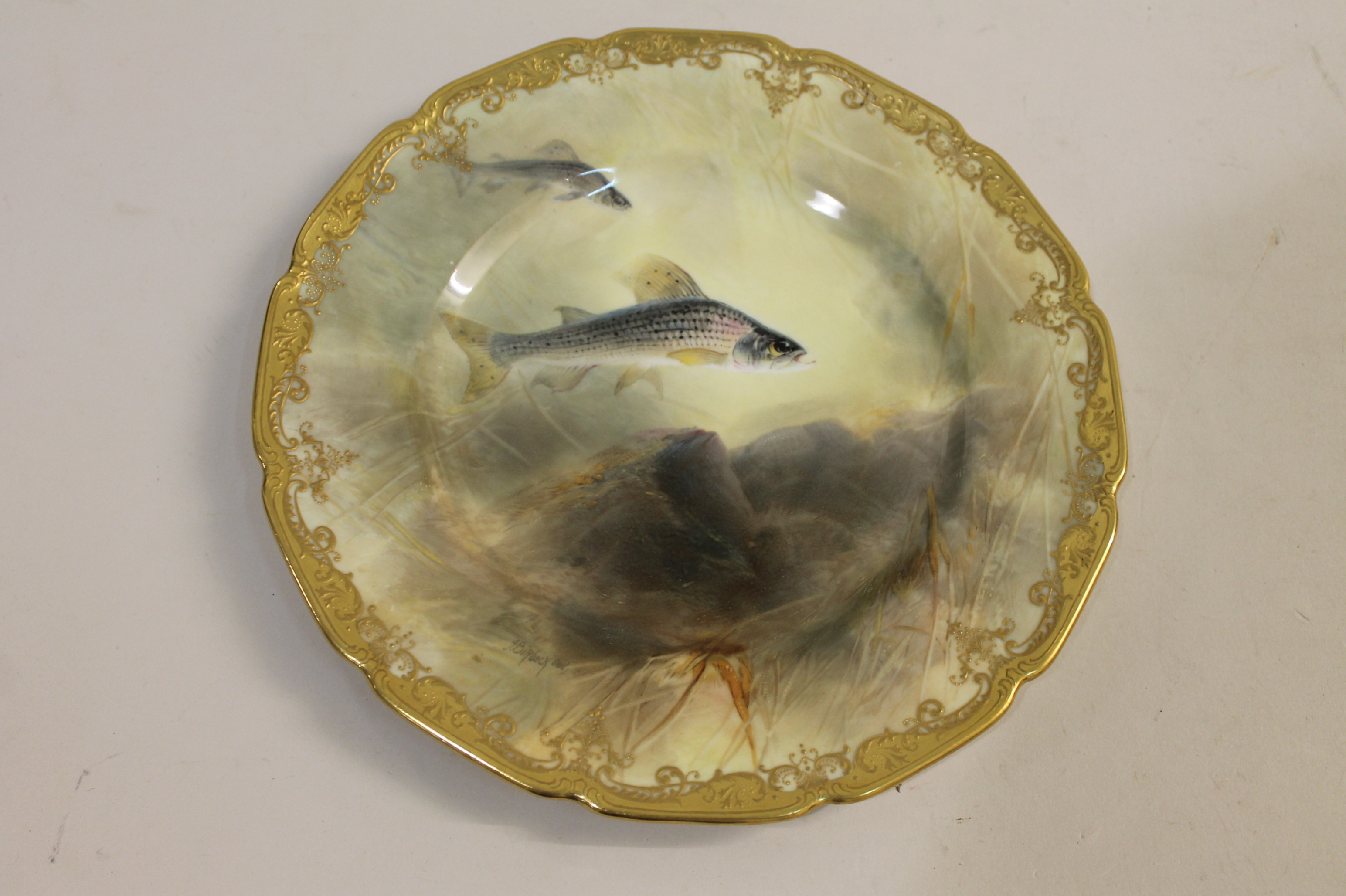 Images for 2400791. SET OF ROYAL DOULTON SIGNED CABINET PLATES, FISH ...