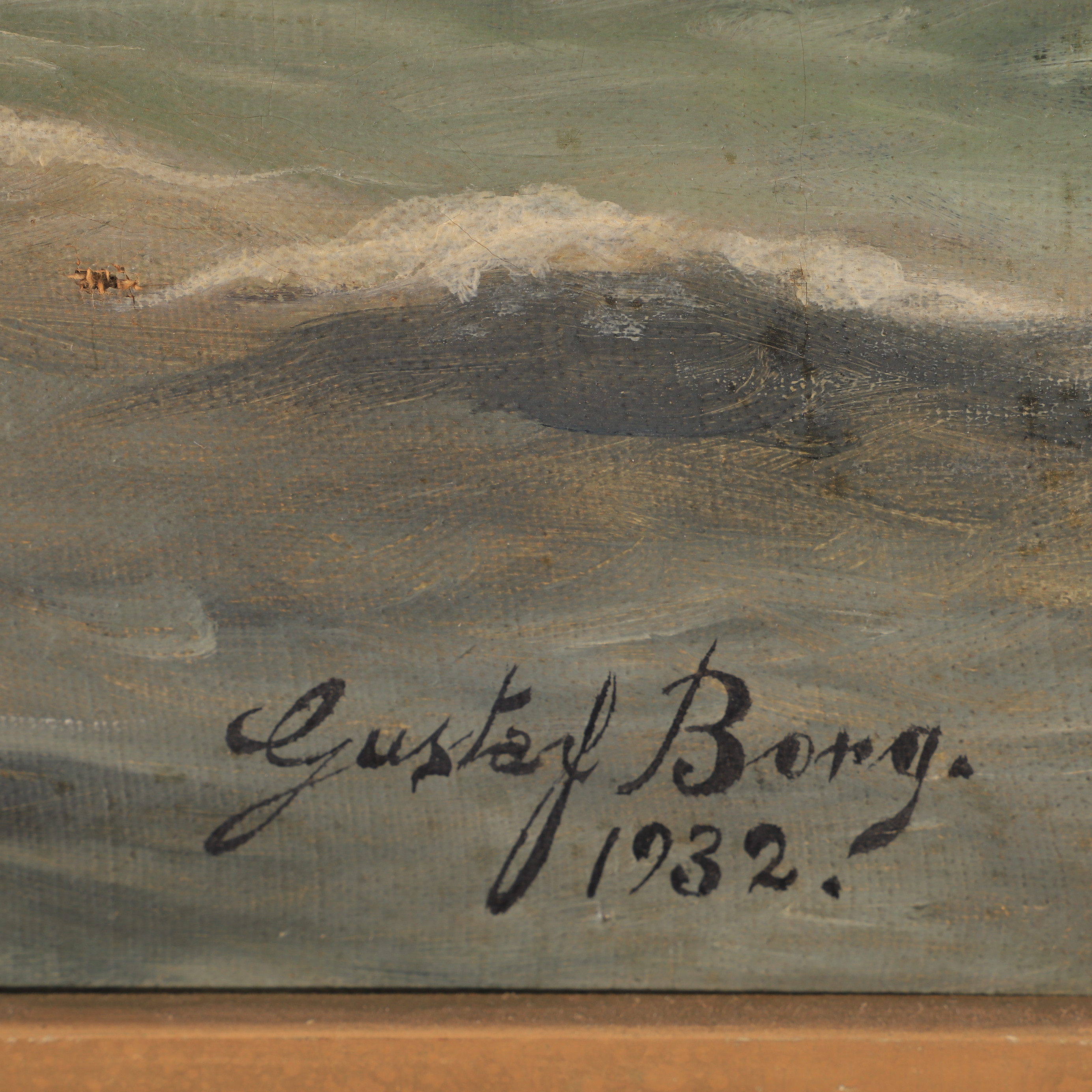 Images for 2402007. GUSTAF BORG. Marine painting "Graecia", oil on ...