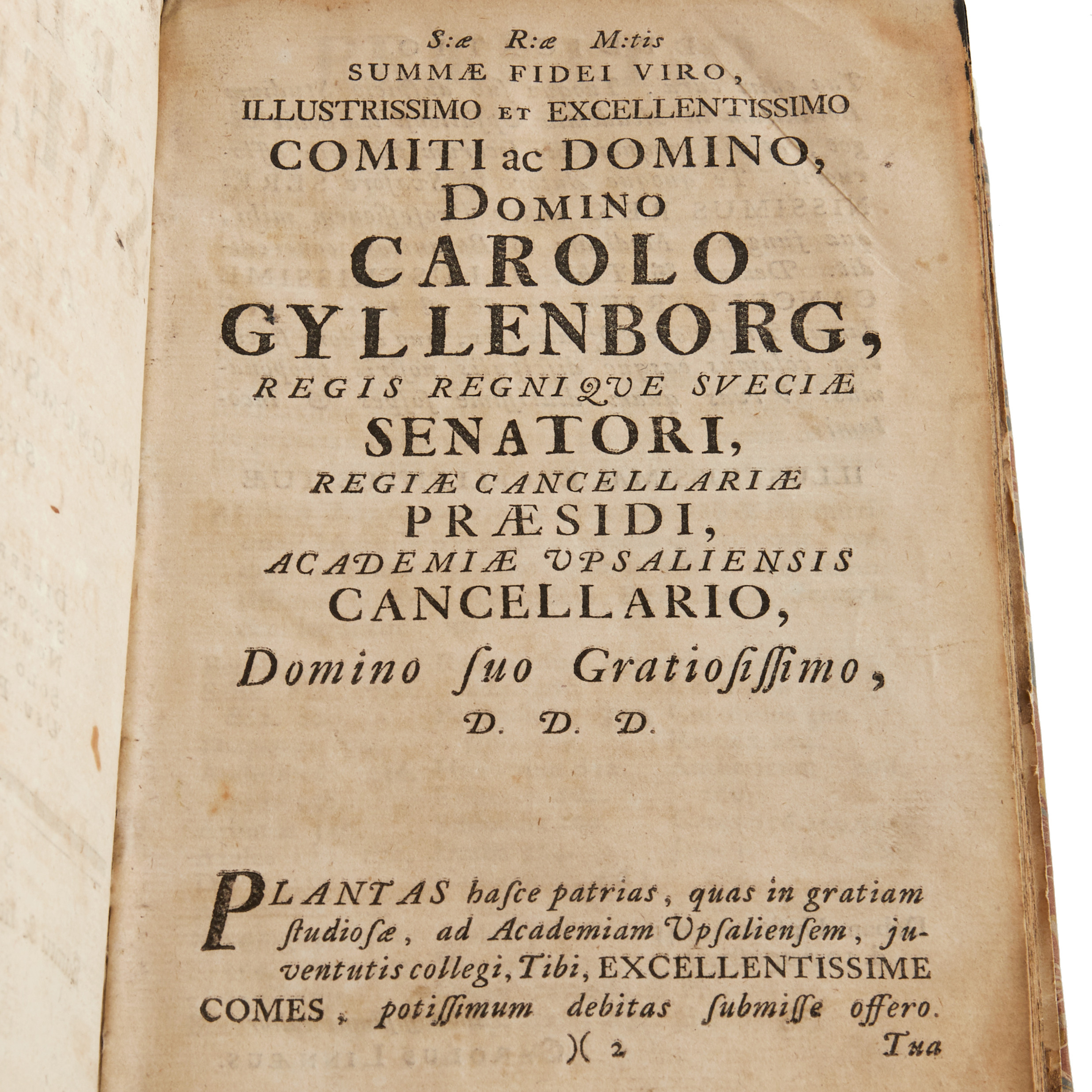 2405167. CARL VON LINNÉ, 2 osaa "FLORA SVECICA", Exhibens PLANTAS, 1 ...