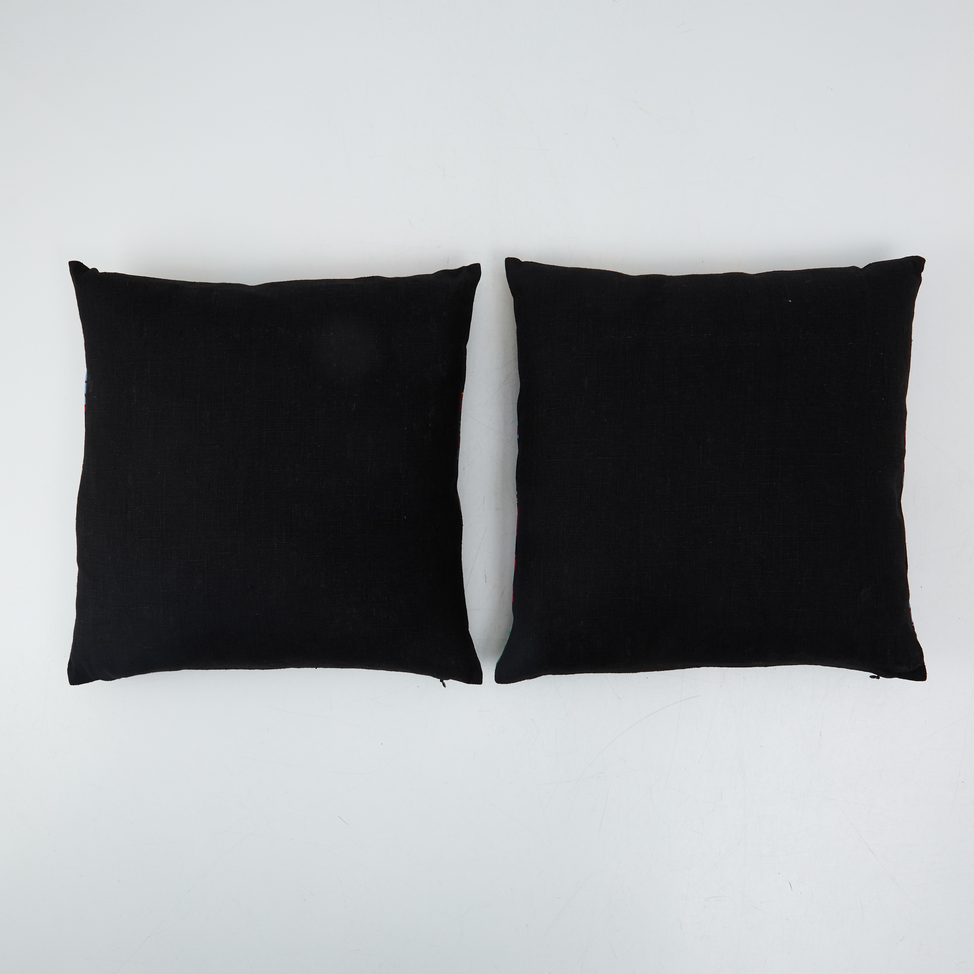 Images for 2405704. PILLOWS, a pair, linen, front with pattern ...