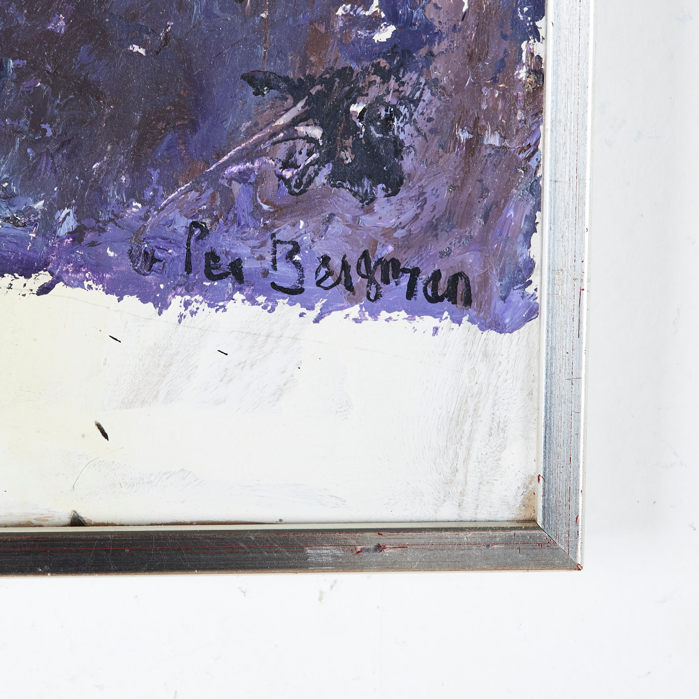 Images for 2405781. PER BERGMAN. "Dead general at the banner", oil on ...