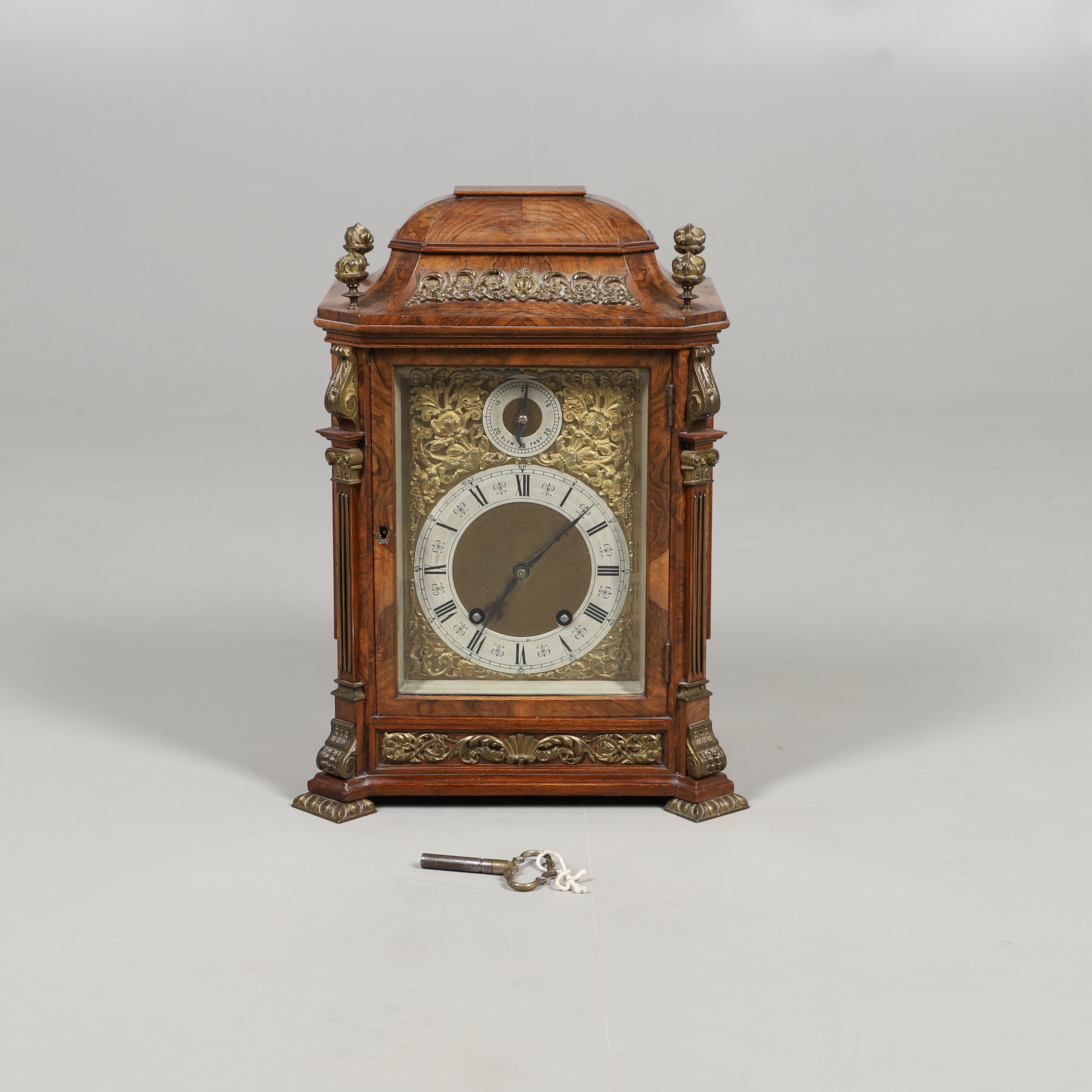 Images for 2409139. A 19TH CENTURY GERMAN EIGHT DAY WALNUT BRACKET ...