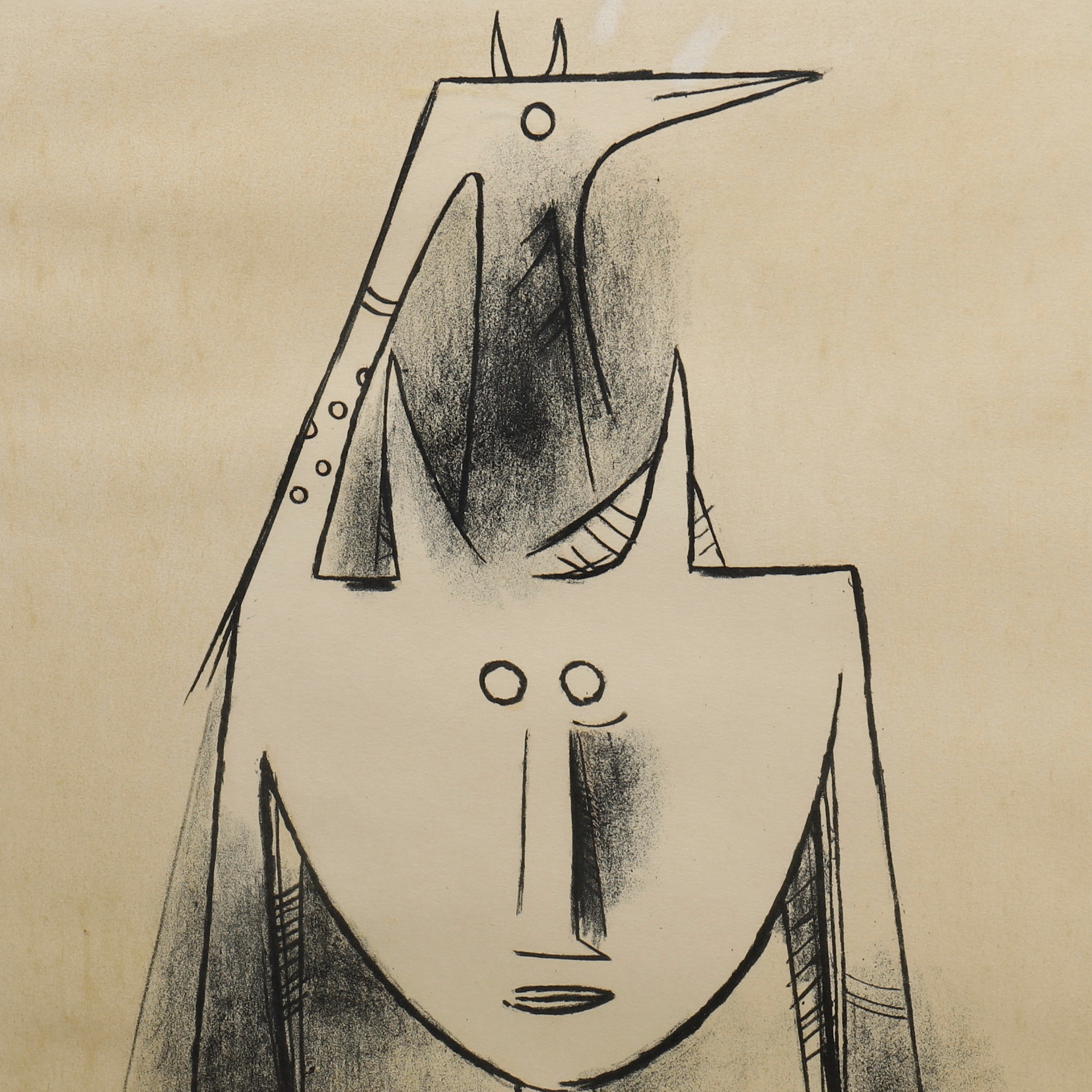 Images for 2409317. WIFREDO LAM. lithograph, 24/135, signed 1955 ...