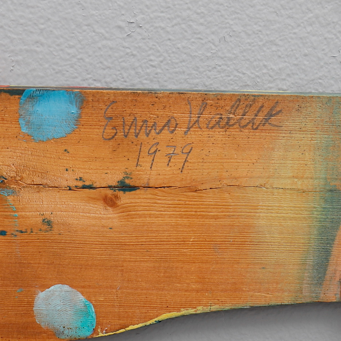 Images for 2409426. ENNO HALLEK, Wall-hung object, signed 1979. - Auctionet