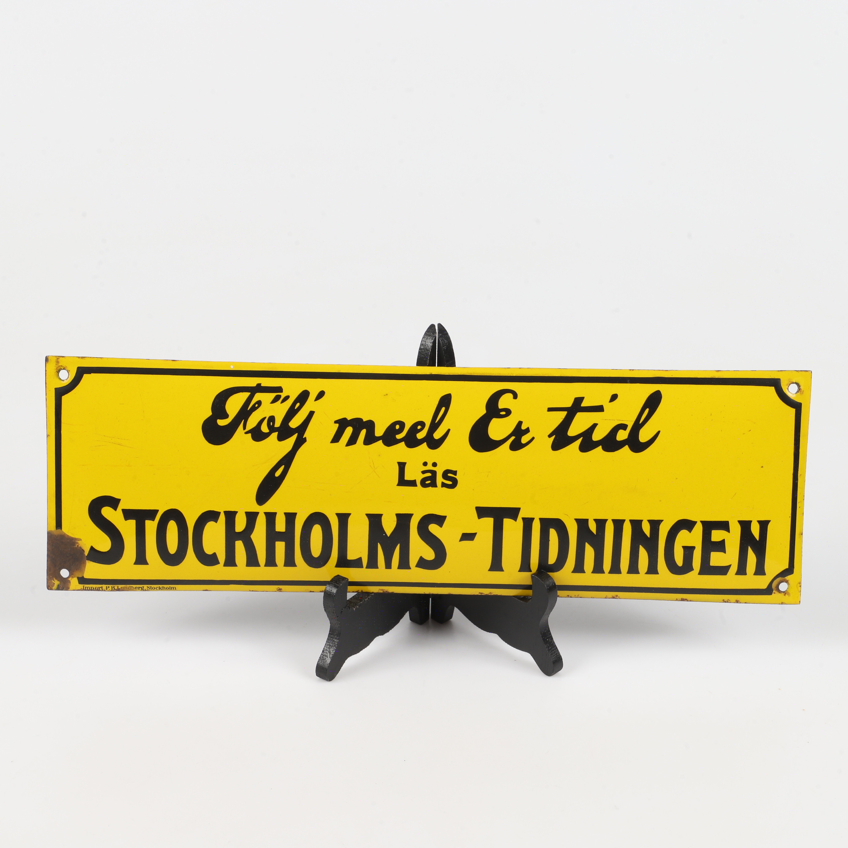 Images for 2409584. SIGN, "Följ med er tid läs Stockholms-Tidningen ...