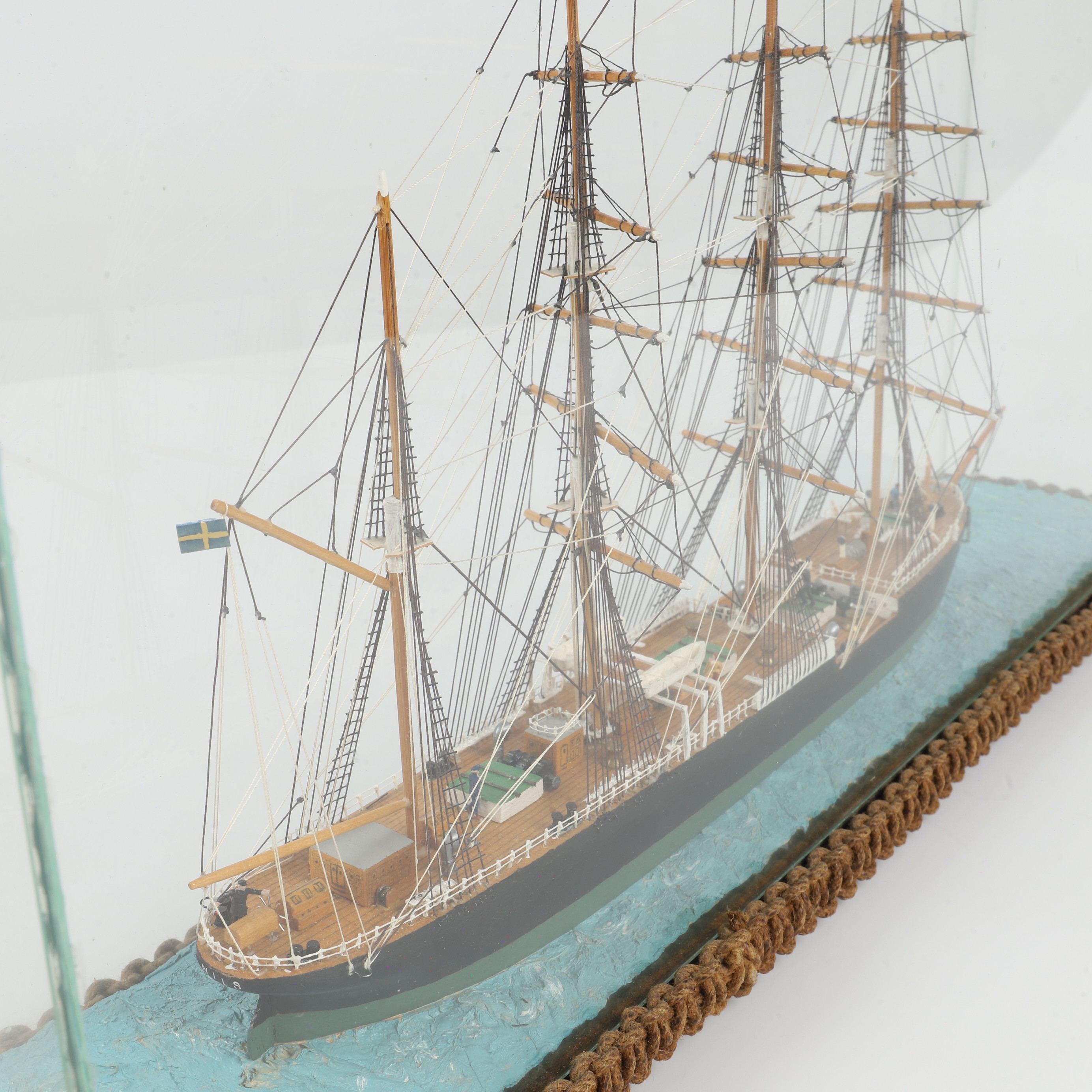 Images for 2410949. SHIP MODEL ASSEMBLY, wood/glass/plaster, 1900s ...