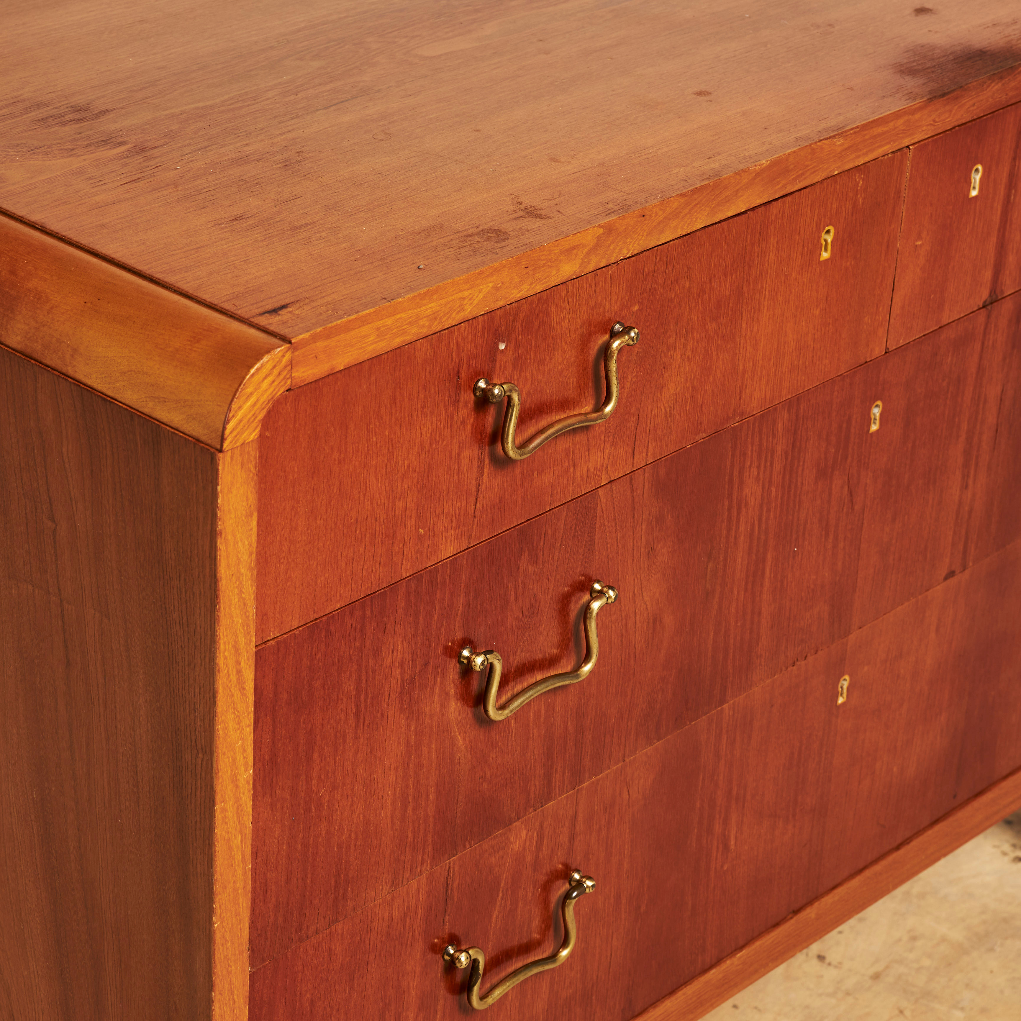 Images for 2411302. Chest of drawers, 1930s/40s, funky, birch veneer ...