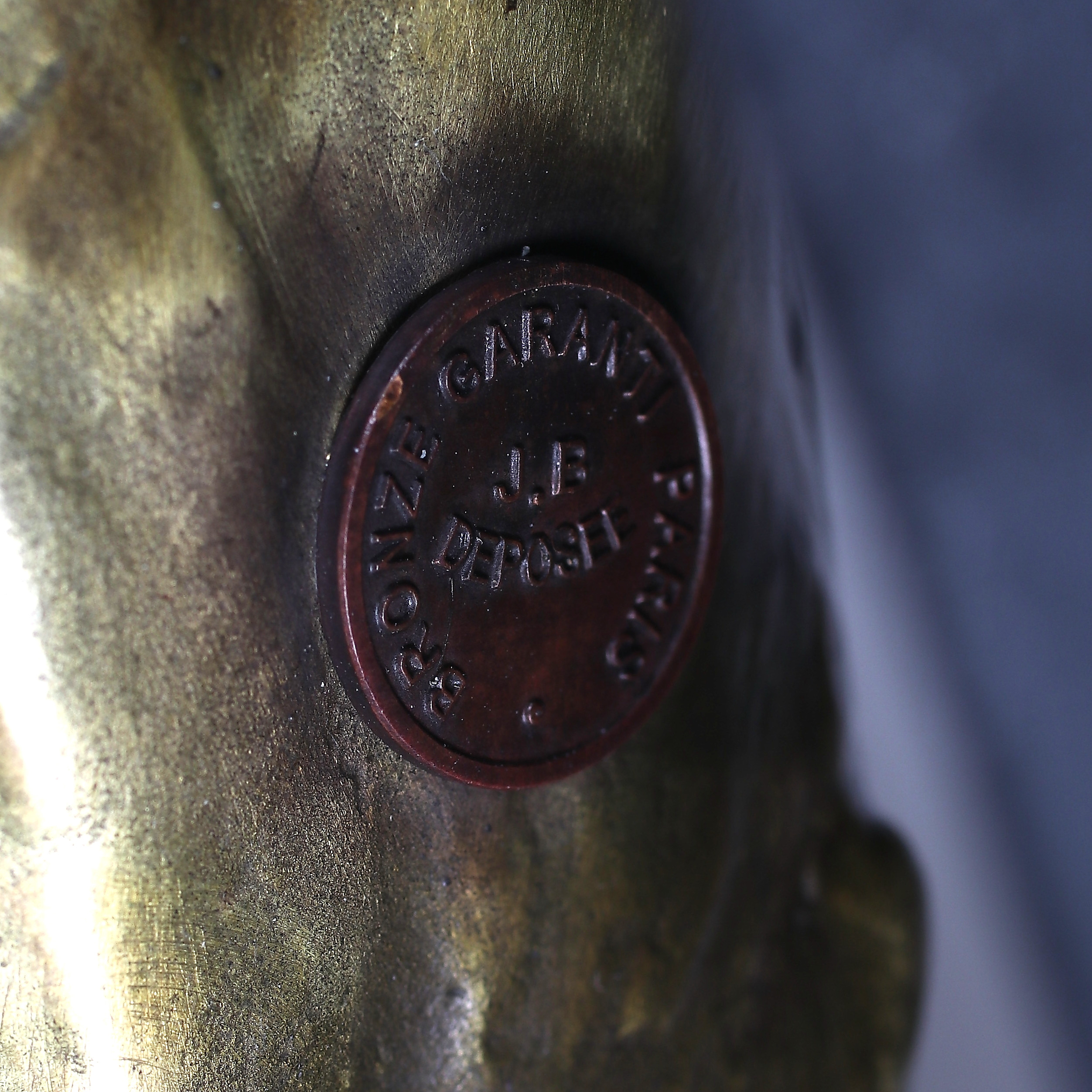 Images for 2412846. SCULPTURE, bronze, Panther on marble plinth, J. B ...