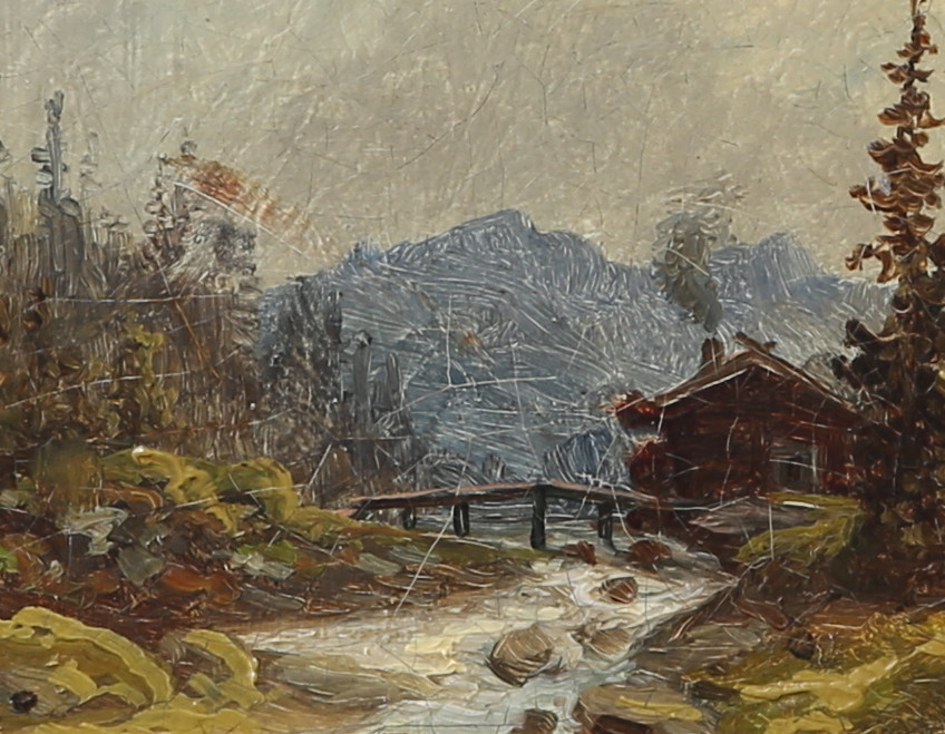 Images for 2413541. MARCUS LARSON. oil on canvas, signed M Larson ...