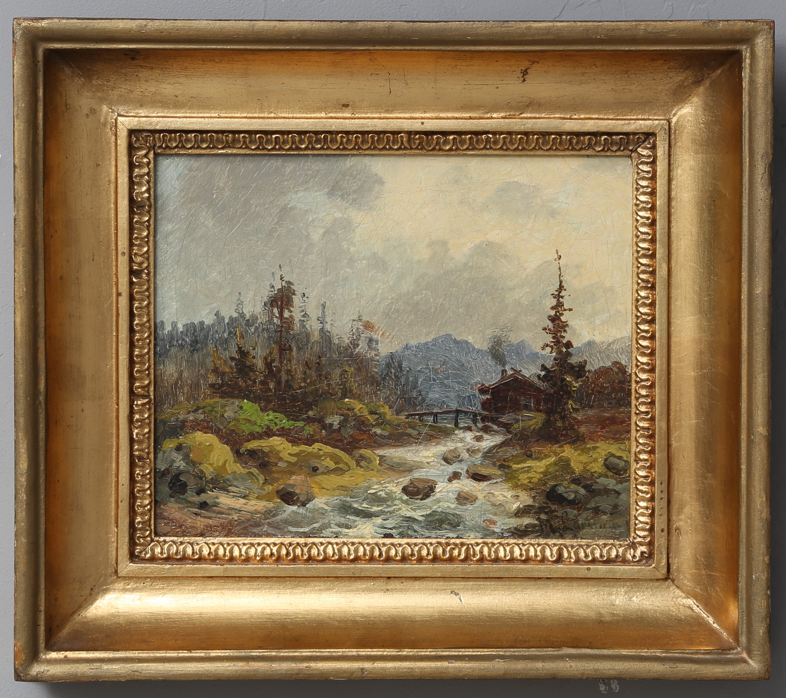 Images for 2413541. MARCUS LARSON. oil on canvas, signed M Larson ...