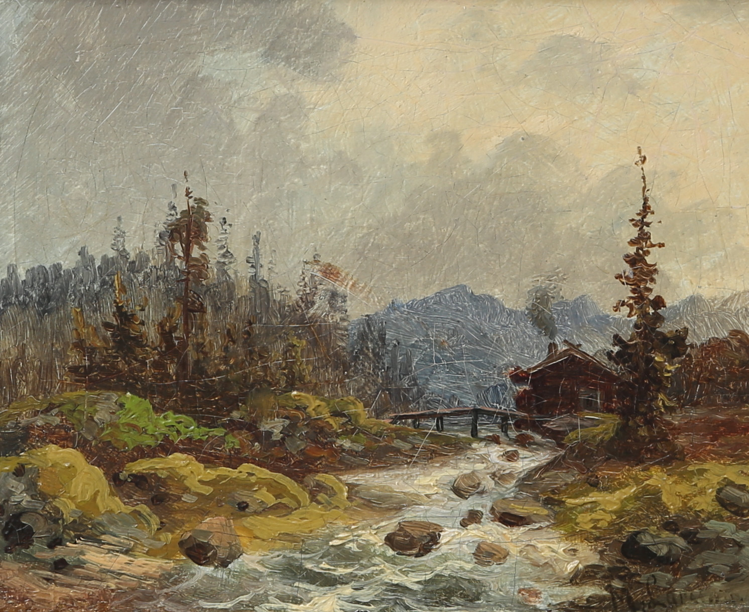 Images for 2413541. MARCUS LARSON. oil on canvas, signed M Larson ...