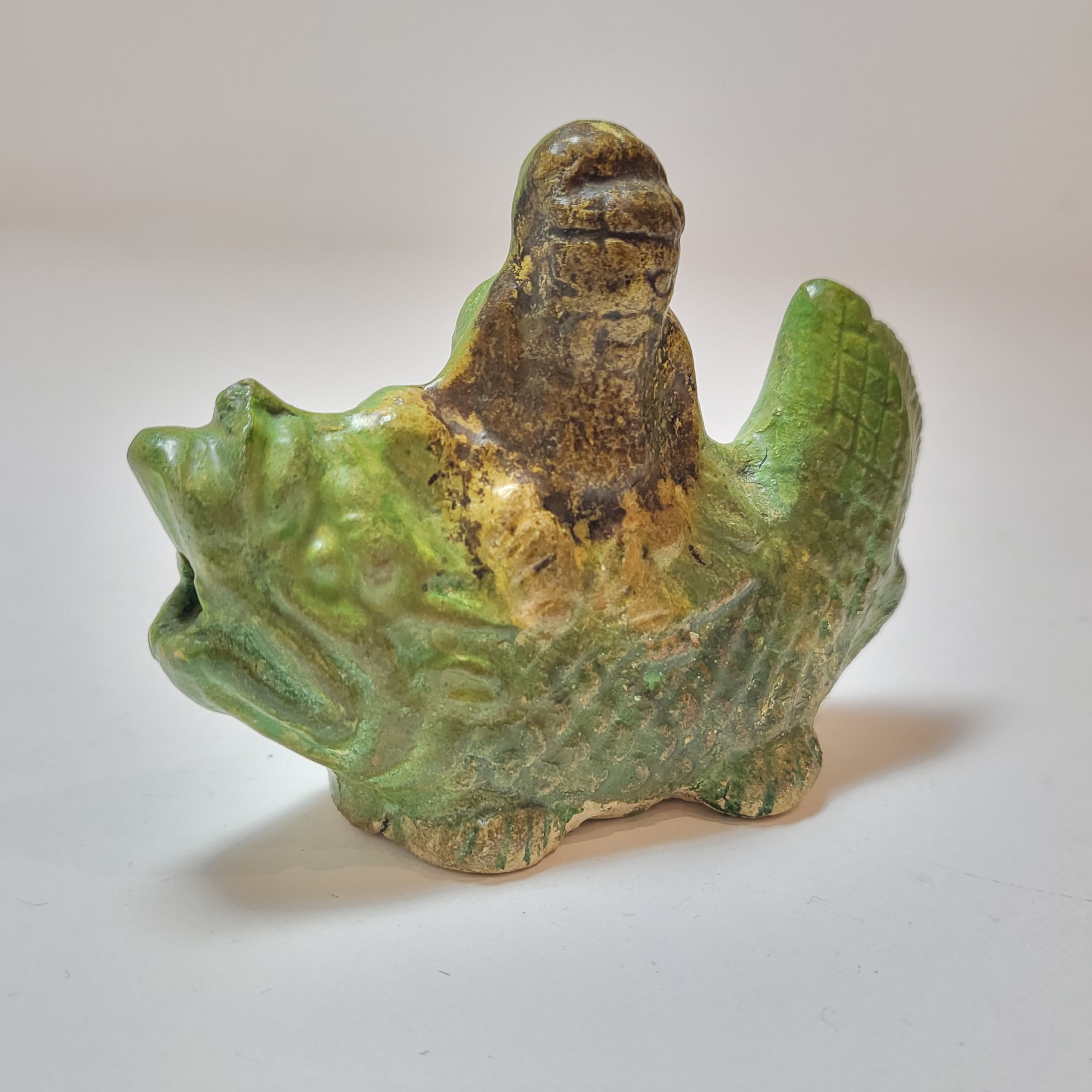 Images for 2413747. MING STYLE WATER DROPPER. FISH WITH SAGE IN ...