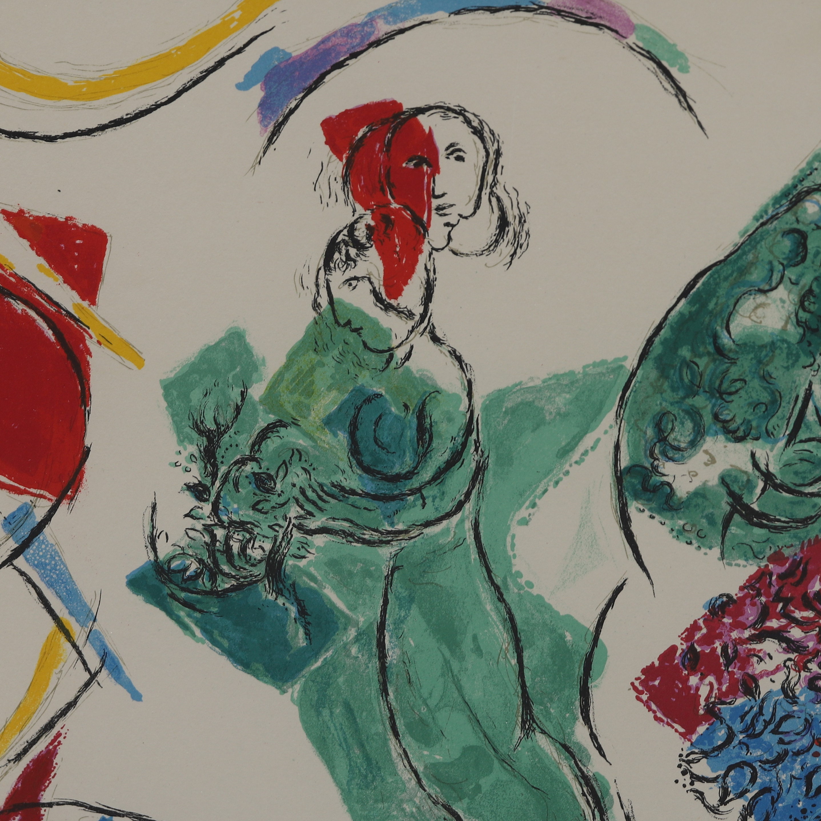 Images for 2414084. MARC CHAGALL. AFTER. FLOATING WOMAN, color ...
