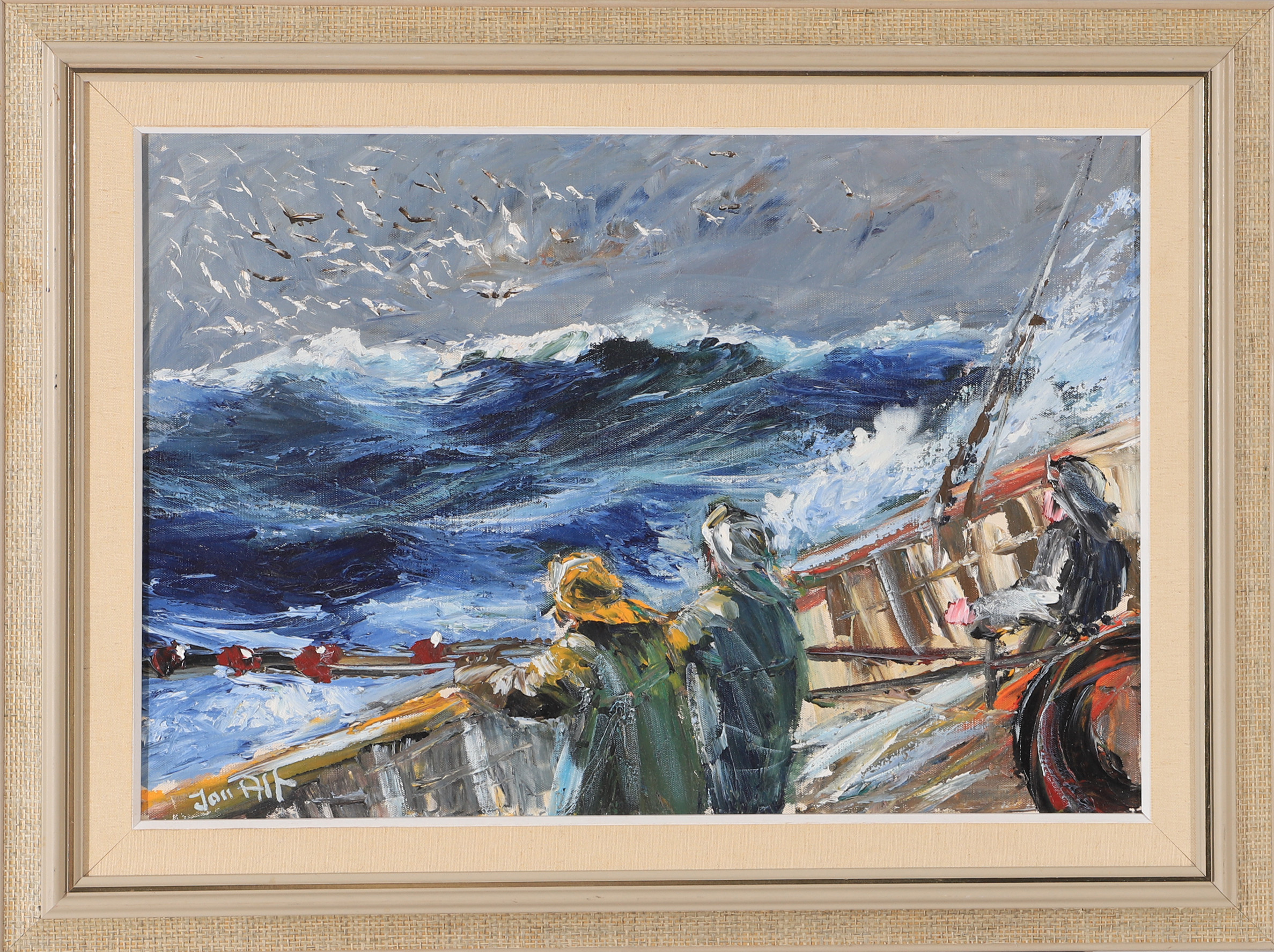 Images for 2414156. ALF JOHANSSON. At sea, oil on canvas, oil on canvas ...