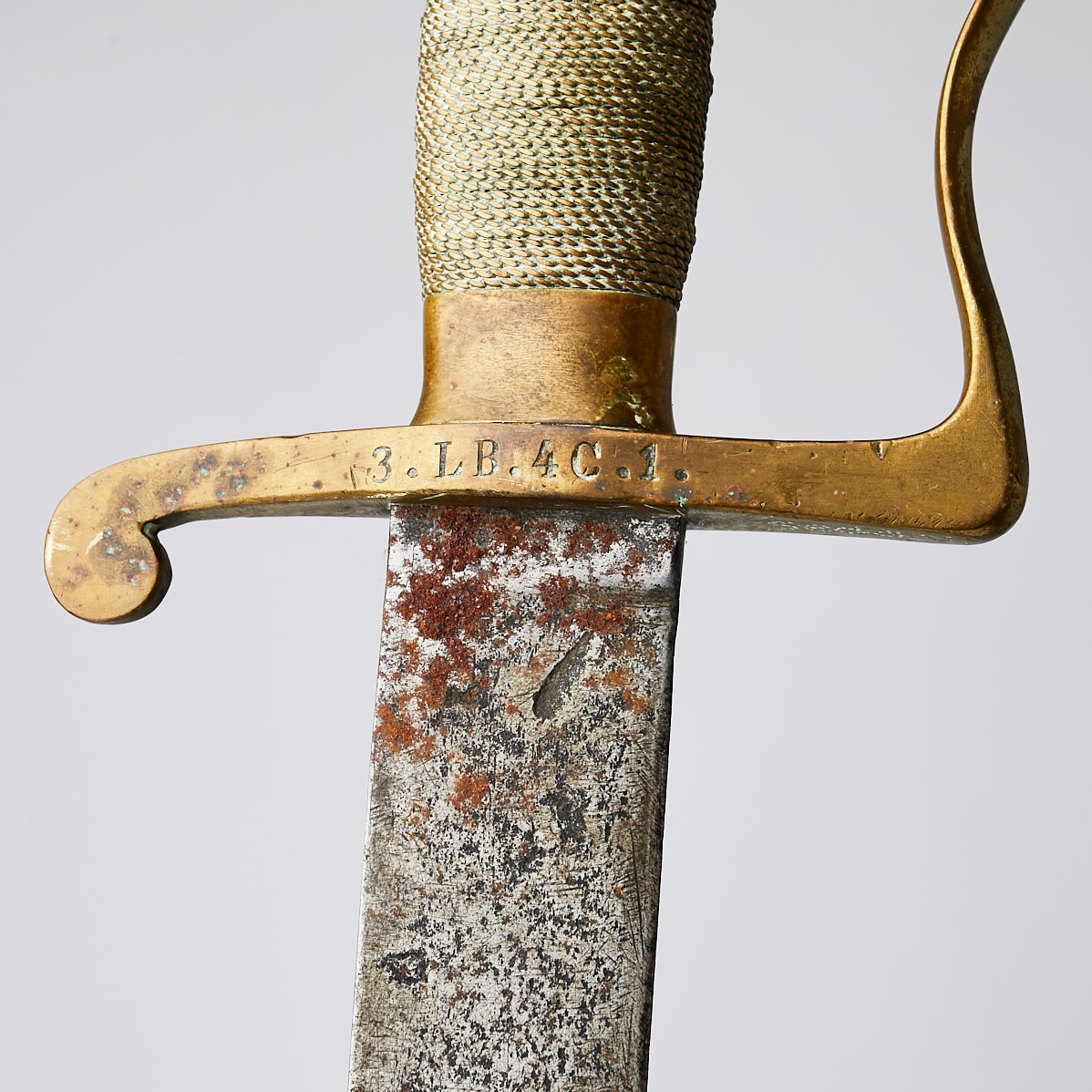 Bilder för 2414536. HIRSCHFÄNGARE, Danmark, 1849 med fäste av mässing ...