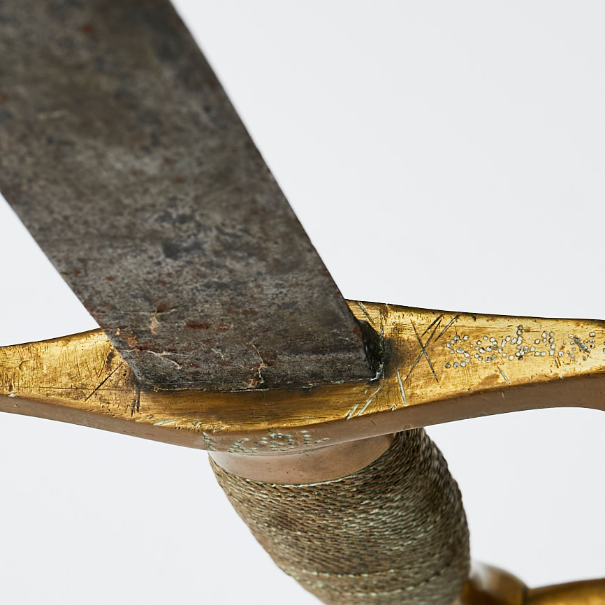 Bilder för 2414536. HIRSCHFÄNGARE, Danmark, 1849 med fäste av mässing ...