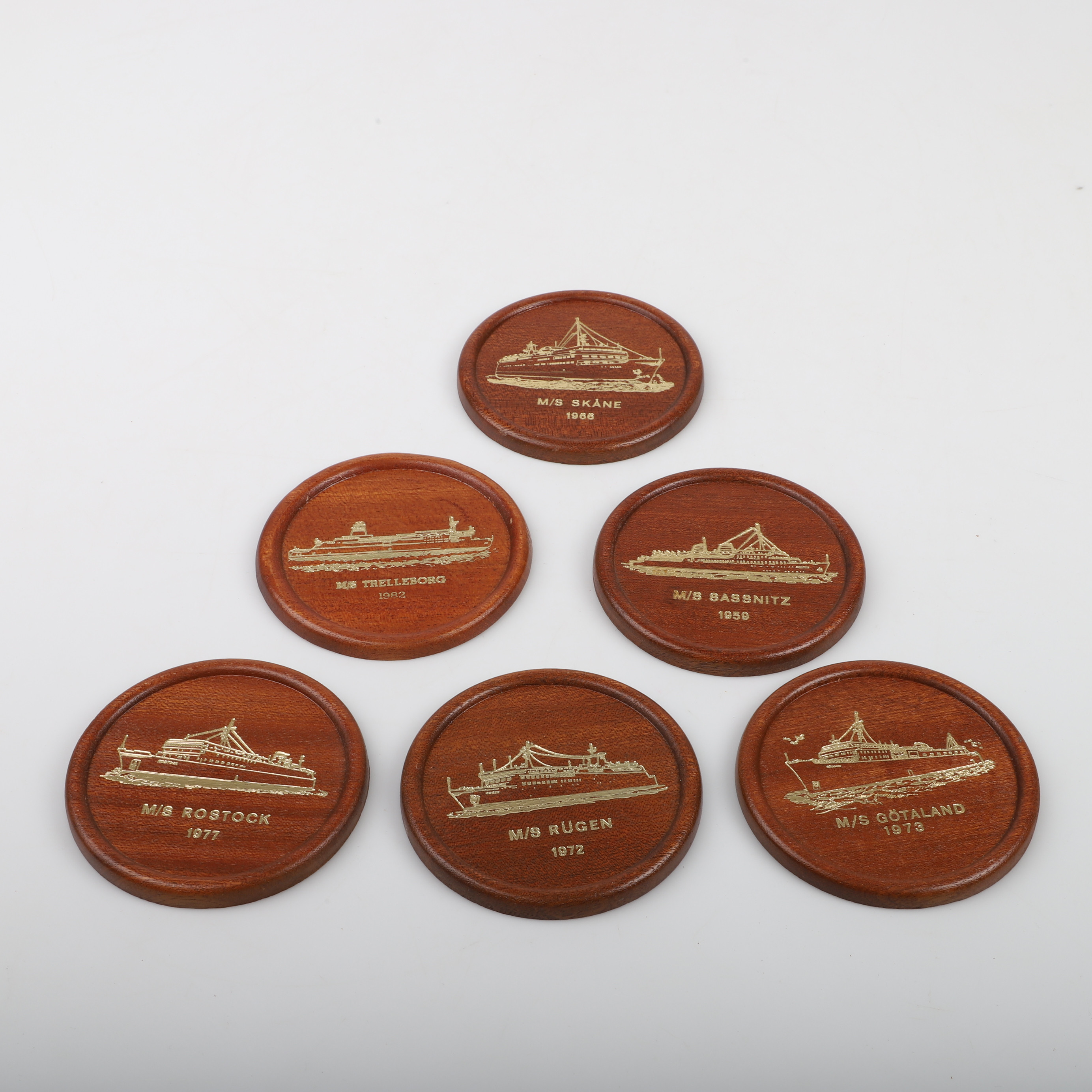 Images for 2414832. COASTERS in stand, 6 pieces, Stena-Lines ferries ...