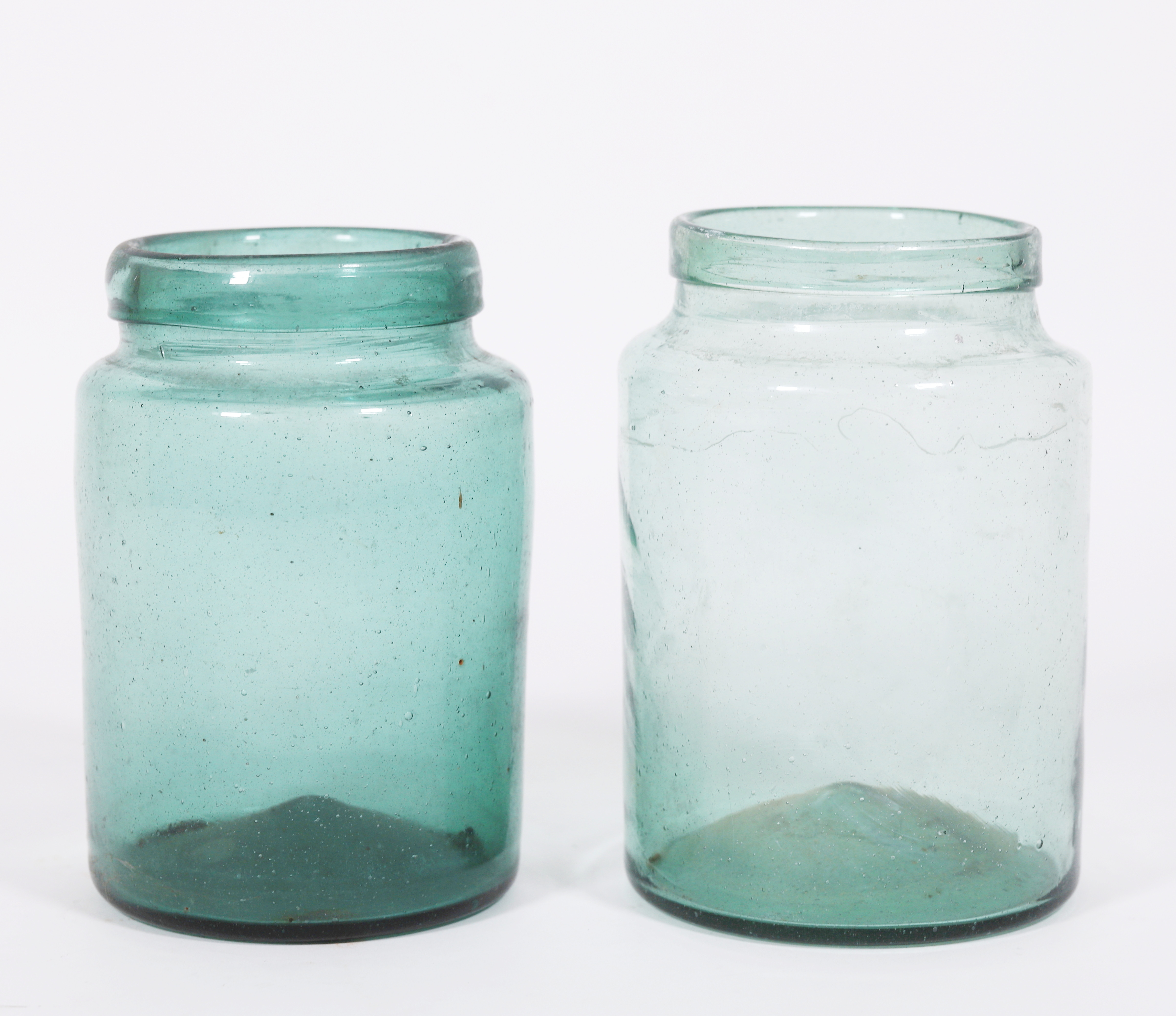 Images for 2417601. PAIR OF BLOWN GLASS CANS. EARLY XIX CENTURY ...